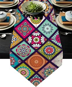 Amazon.com: Boho Table Runner Boho Farmhouse Rustic Table Runners ...