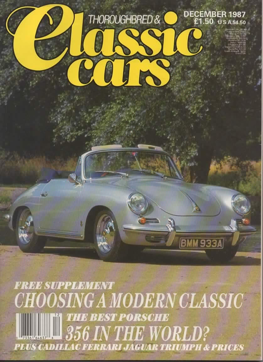 Thoroughbred & Classic Cars Magazine - December 1987: Brian Palmer ...