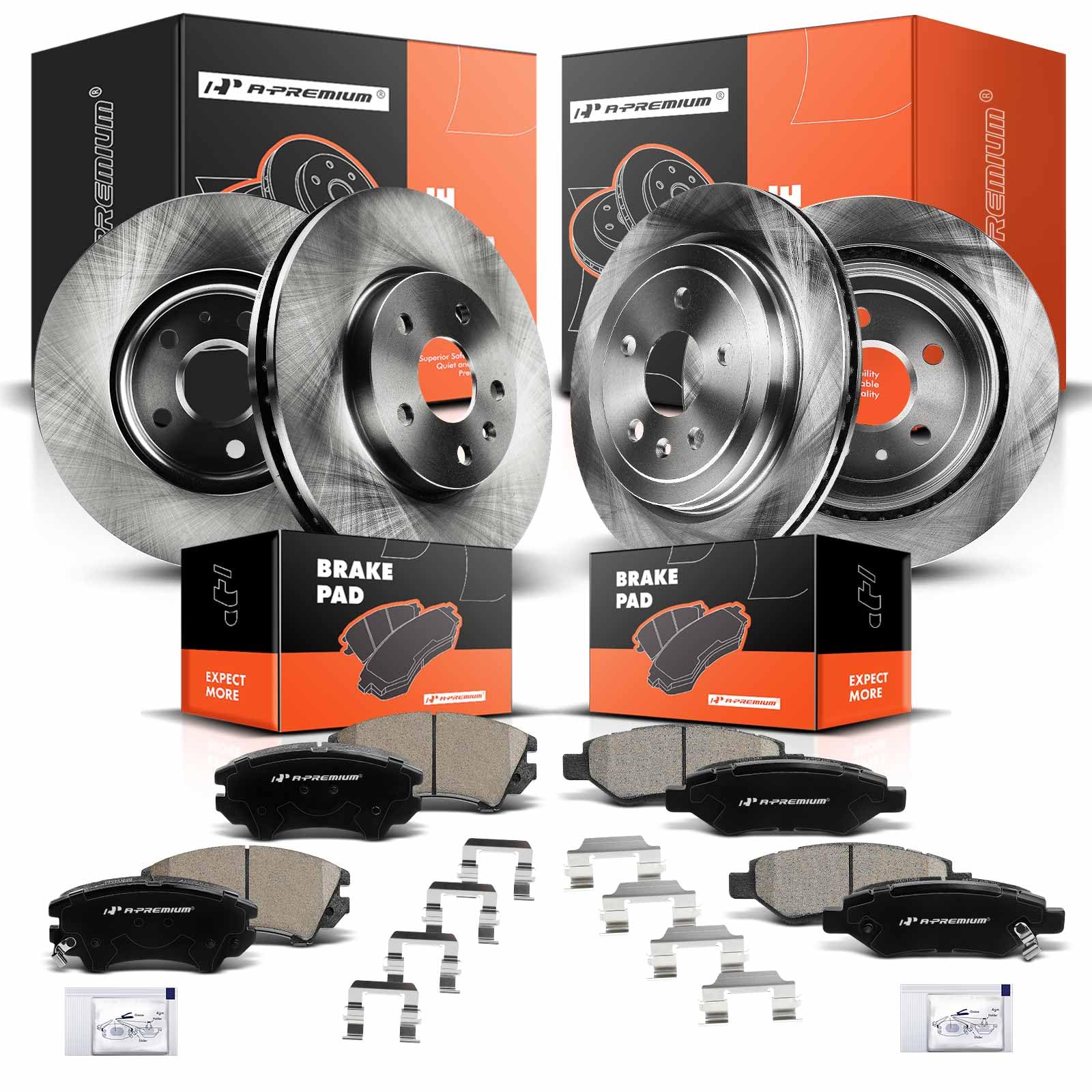 Chevy Camaro Model Car Rear Coated Drilled Slotted Disc Brake Rotors ...