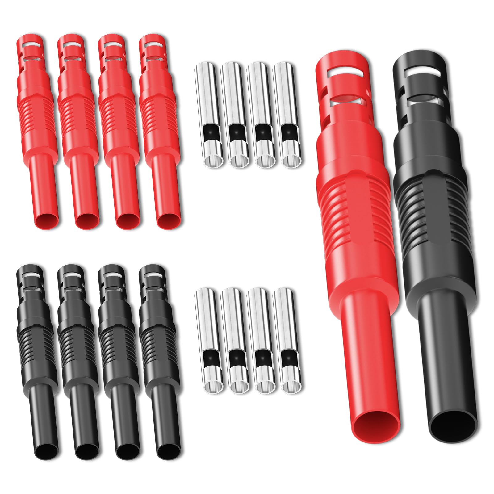 Snapklik.com : Insulated Safety Shrouded 4mm Banana Female Jack Socket ...