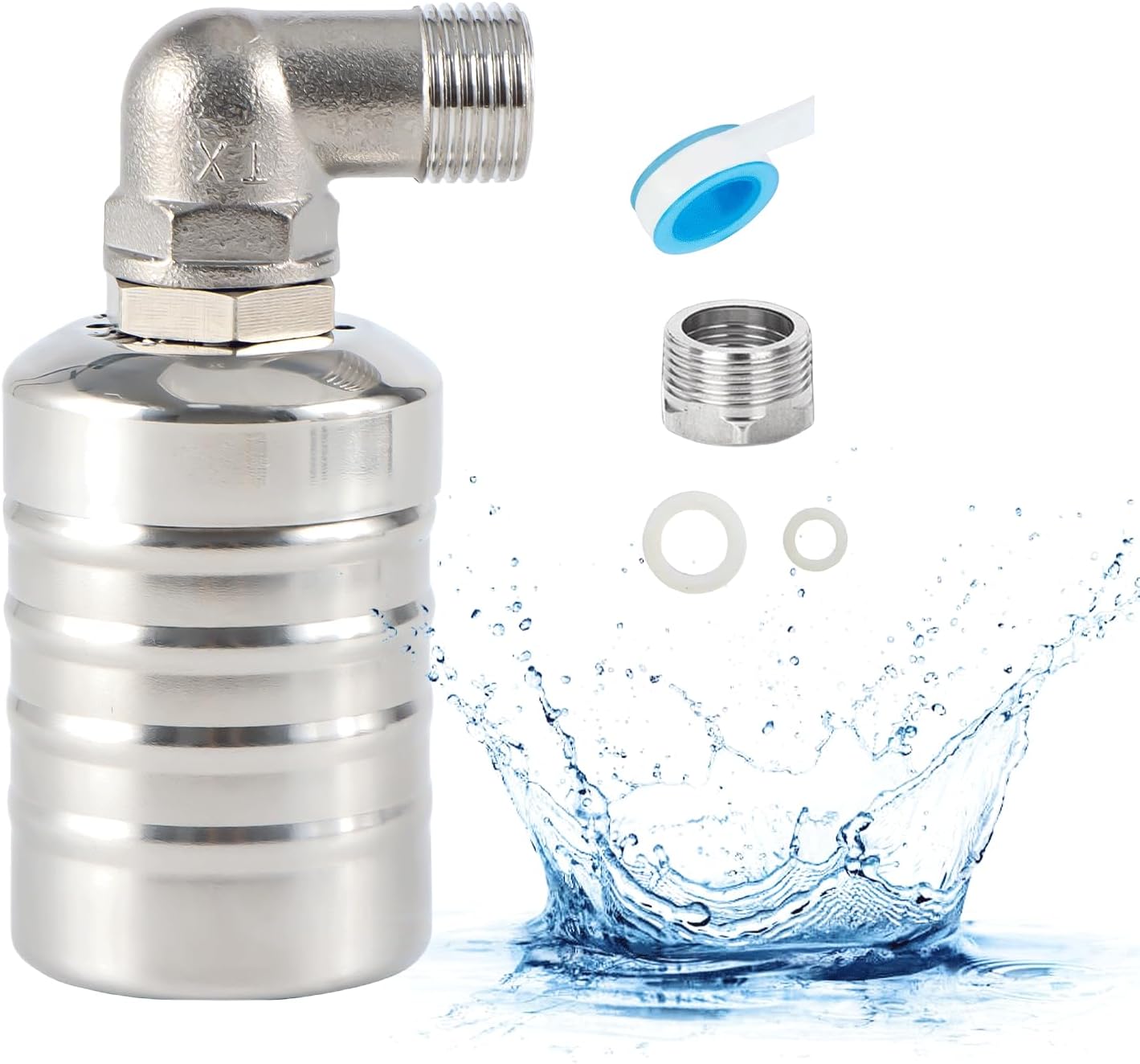 GOVALVE Automatic Water Level Controller - 1/2 Inch Stainless Steel 304 ...