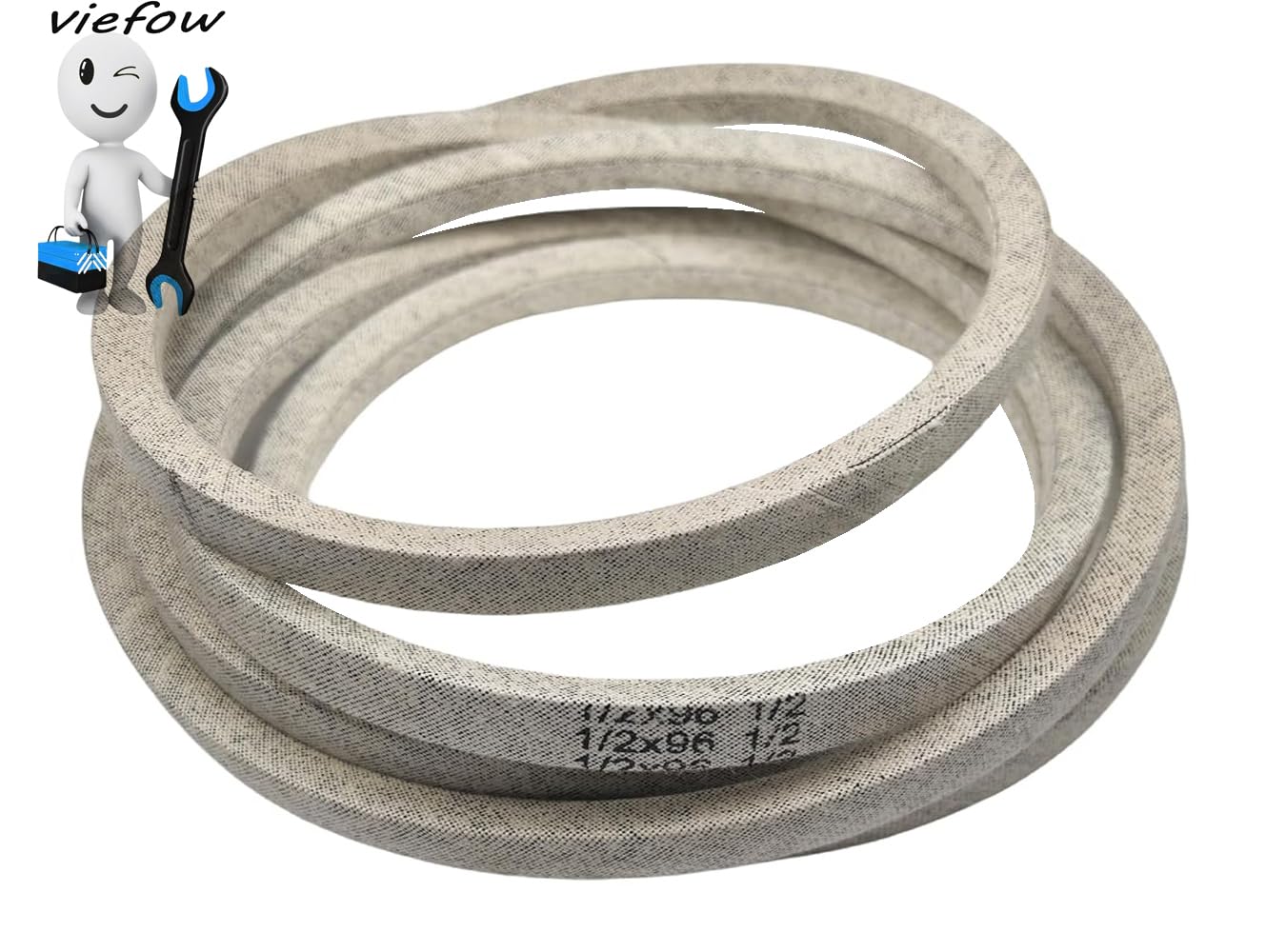 Snapklik.com : Rubber/Kevlar Cord/Belt 1/2" X 96" Replacement MTD Cub ...