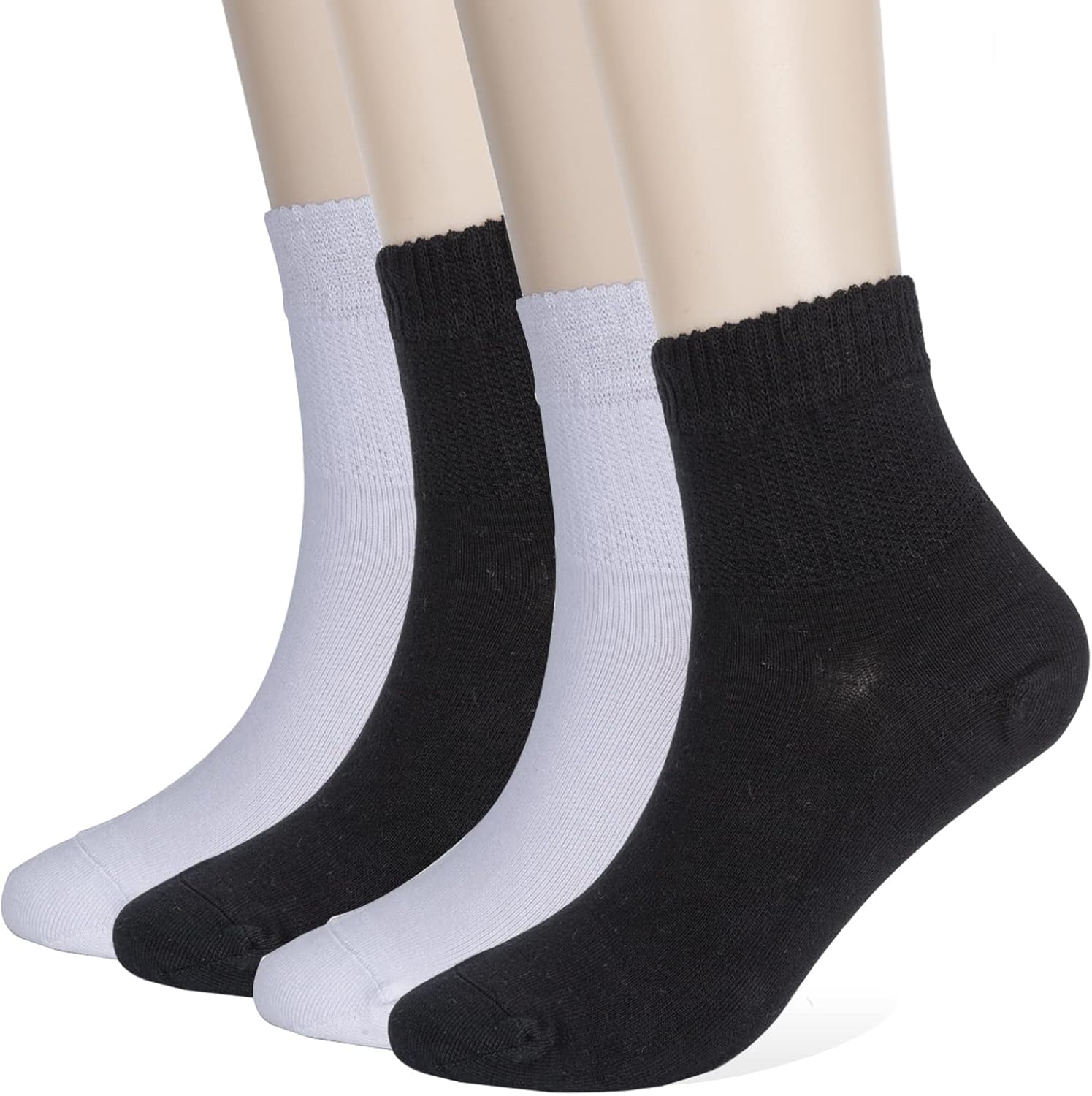 Amazon.com: Athlemo Multi-Pack Anklet Socks for Men Women, Ankle Thin ...