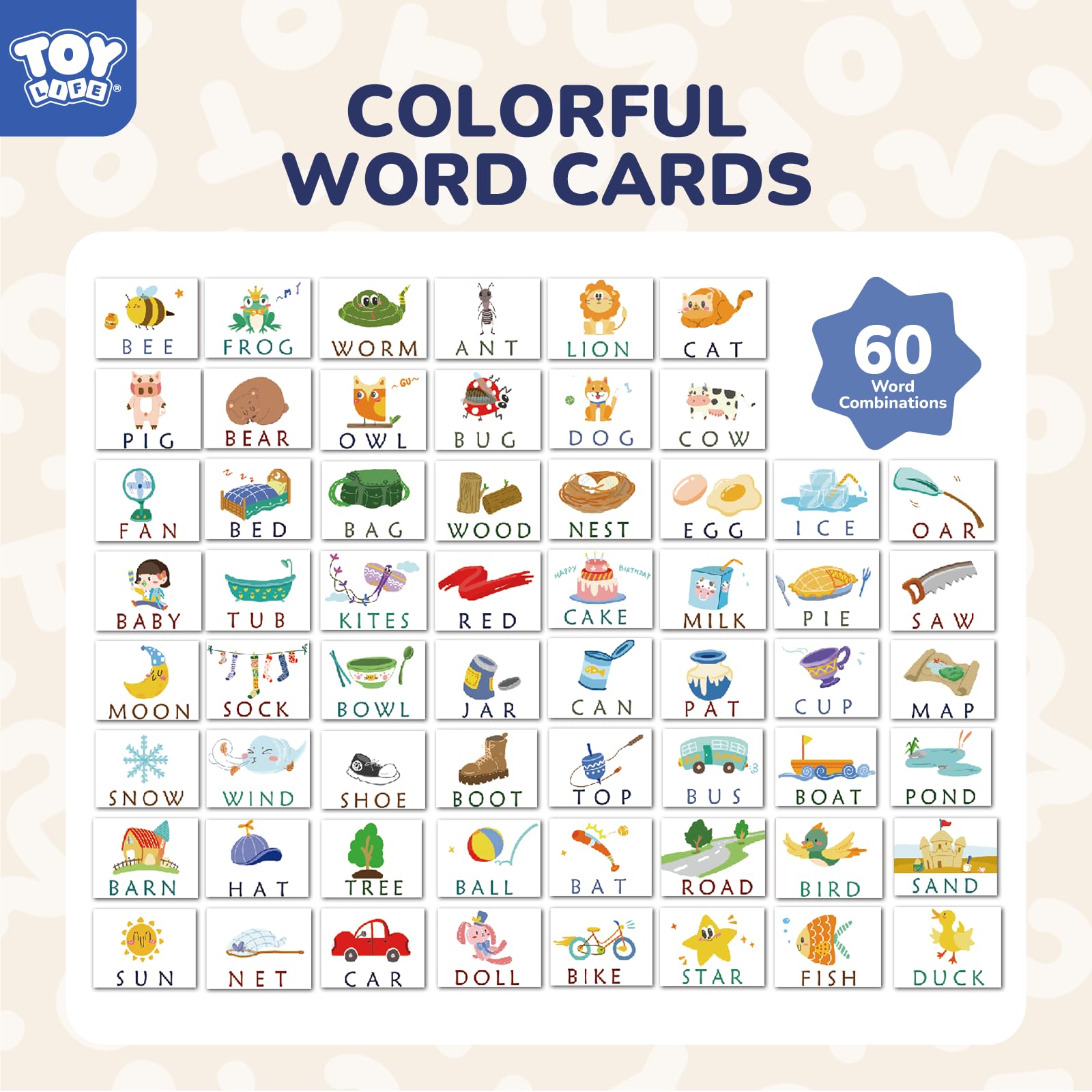 Snapklik.com : Montessori Toys For 3-5 Year Old, Baby Alphabet Sight ...
