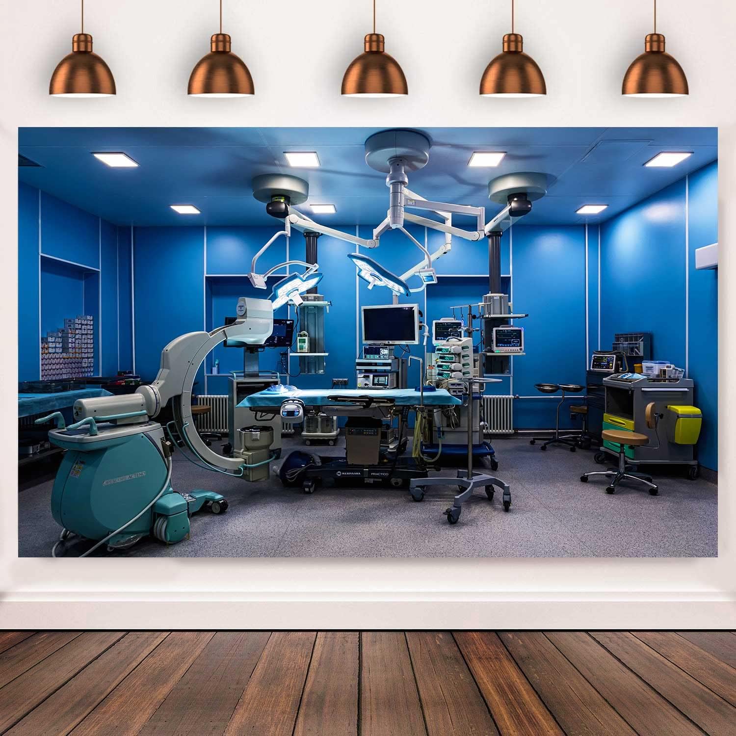 Amazon.com : KIKIDOR 9x6ft Hospital Operating Room Backdrop Emergency ...