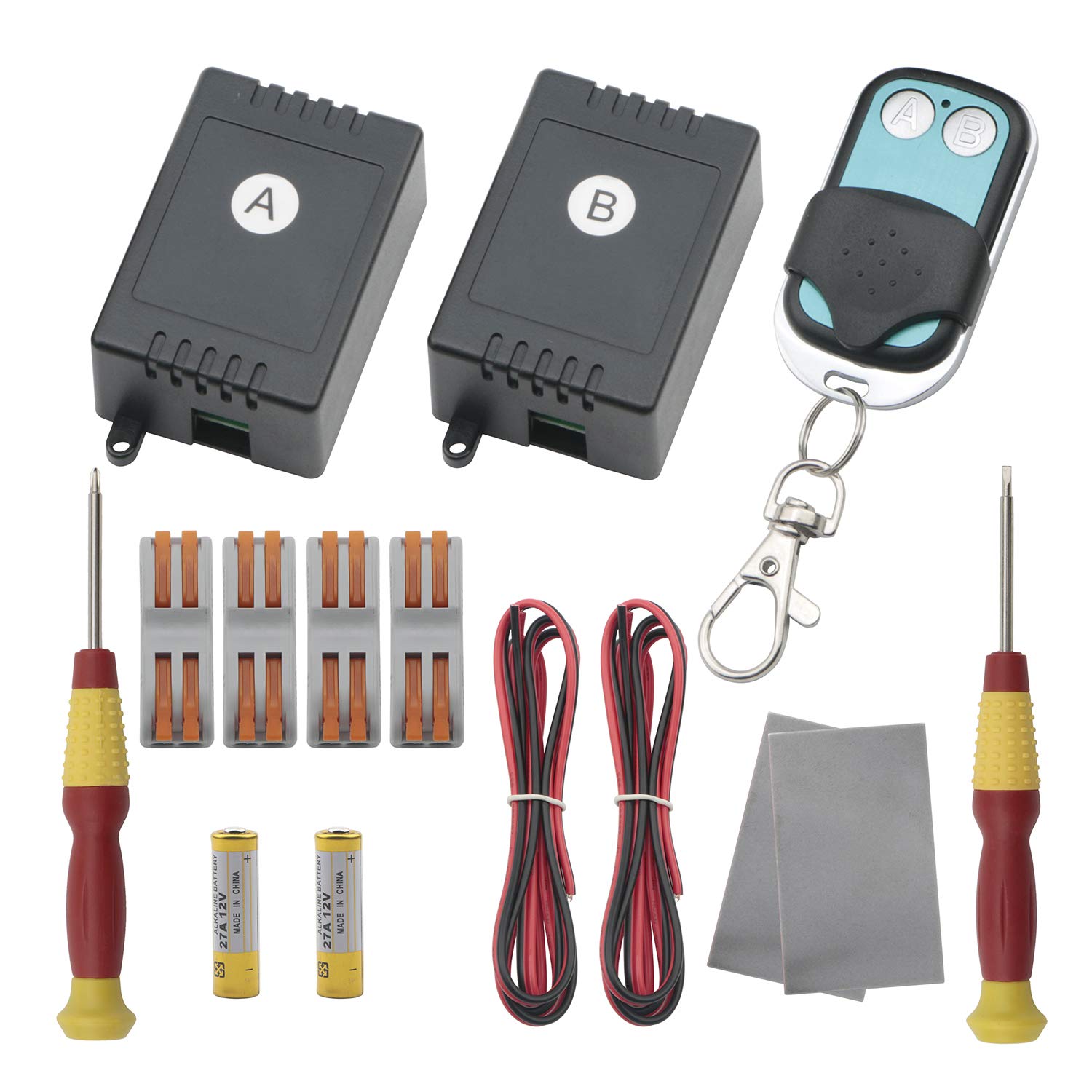 6V Learning Codes 1 Channel Relay Remote Control Switch Self Locking ...