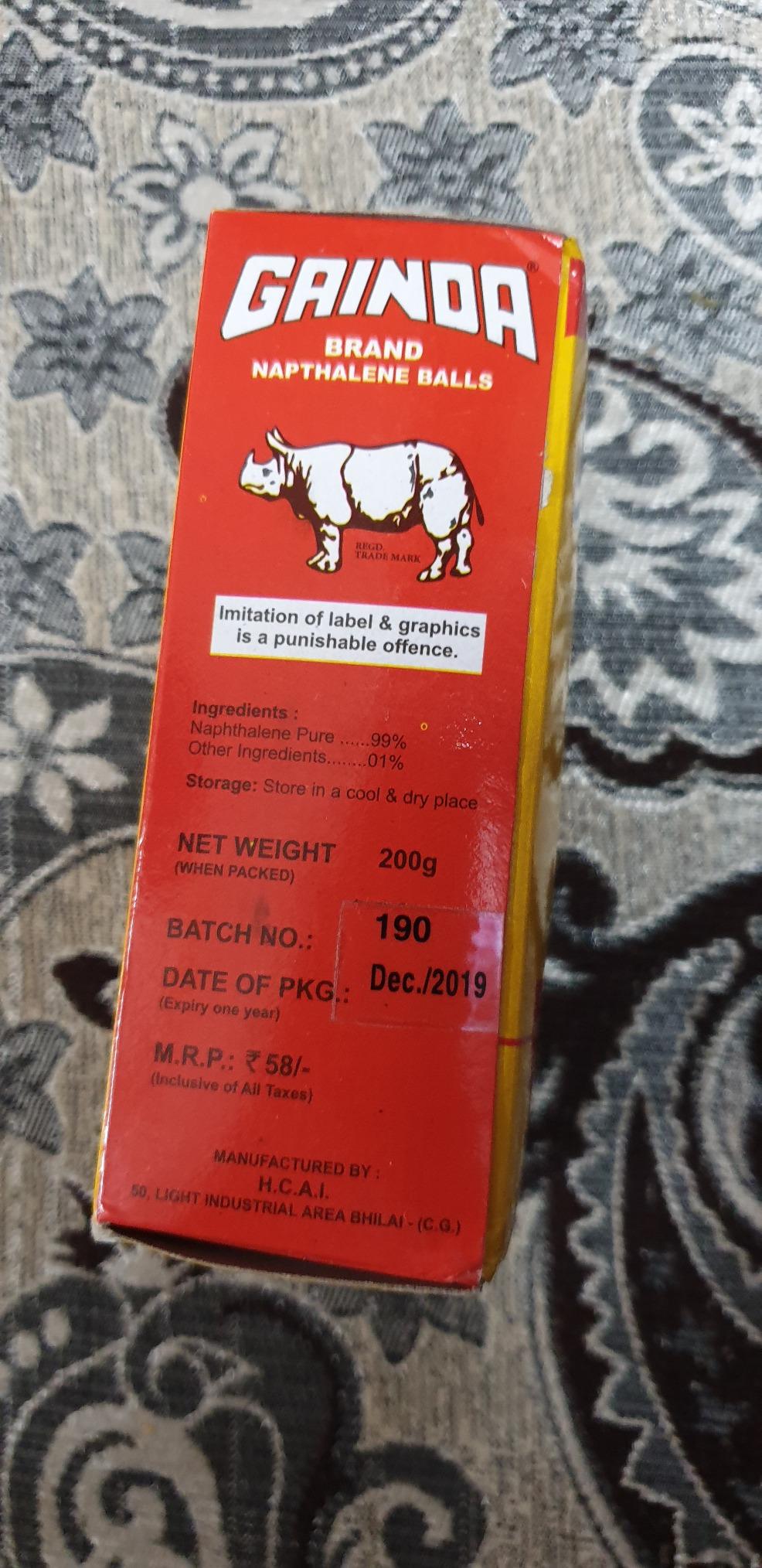 Gainda Brand Napthalene Balls (200gm) : Amazon.in: Home & Kitchen