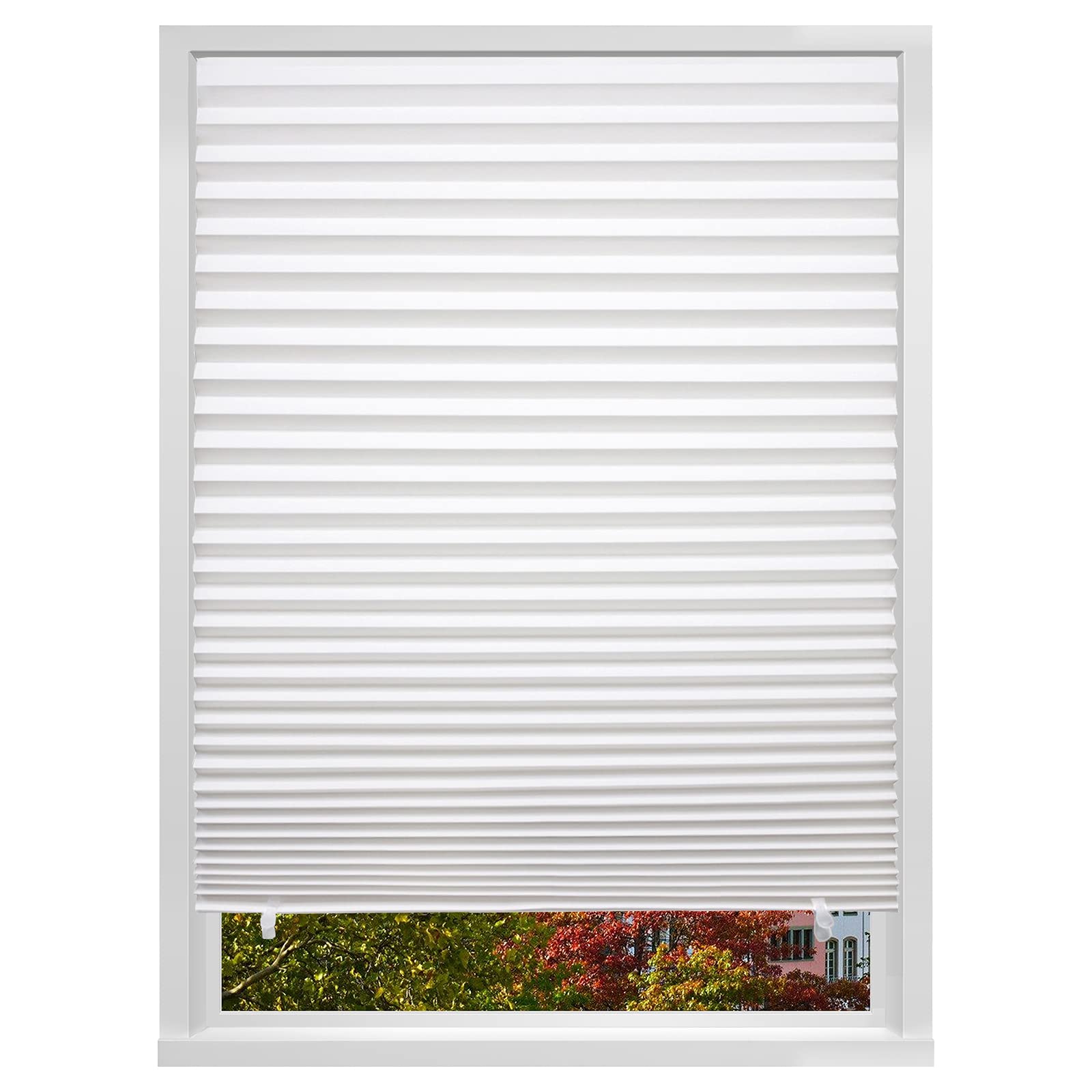 Amazon.com: Changshade 6-Pack Light Filtering Pleated Paper Shades for ...