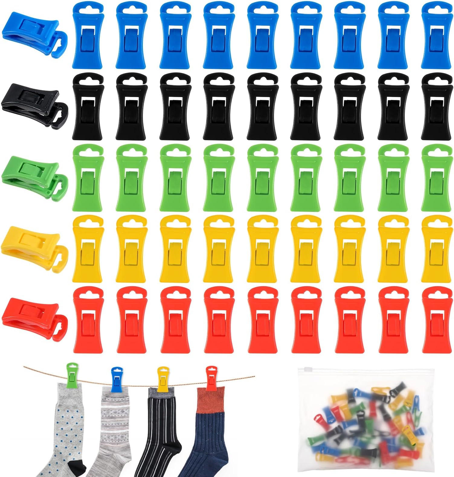 Amazon.com: Loc A Sok Sock Locks (Blue) : Home & Kitchen