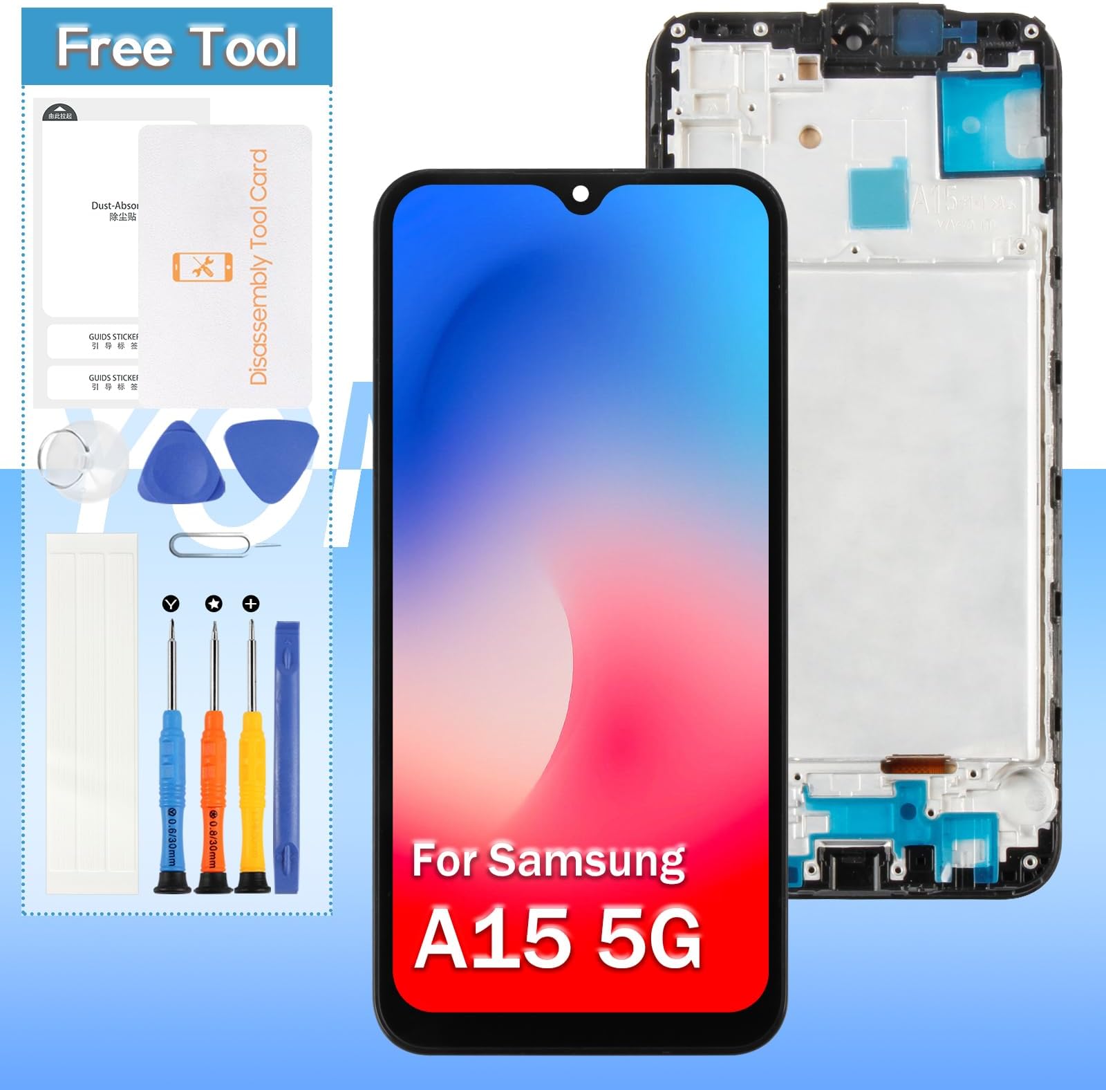 Amazon.com: Pantalla original para Samsung Galaxy A15 Reemplazo de pantalla LCD para Galaxy A15 ...