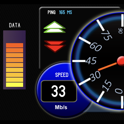 Internet speed meter wifi test 3g 4g 5g ping and ip-Amazonアプリストアのアプリ