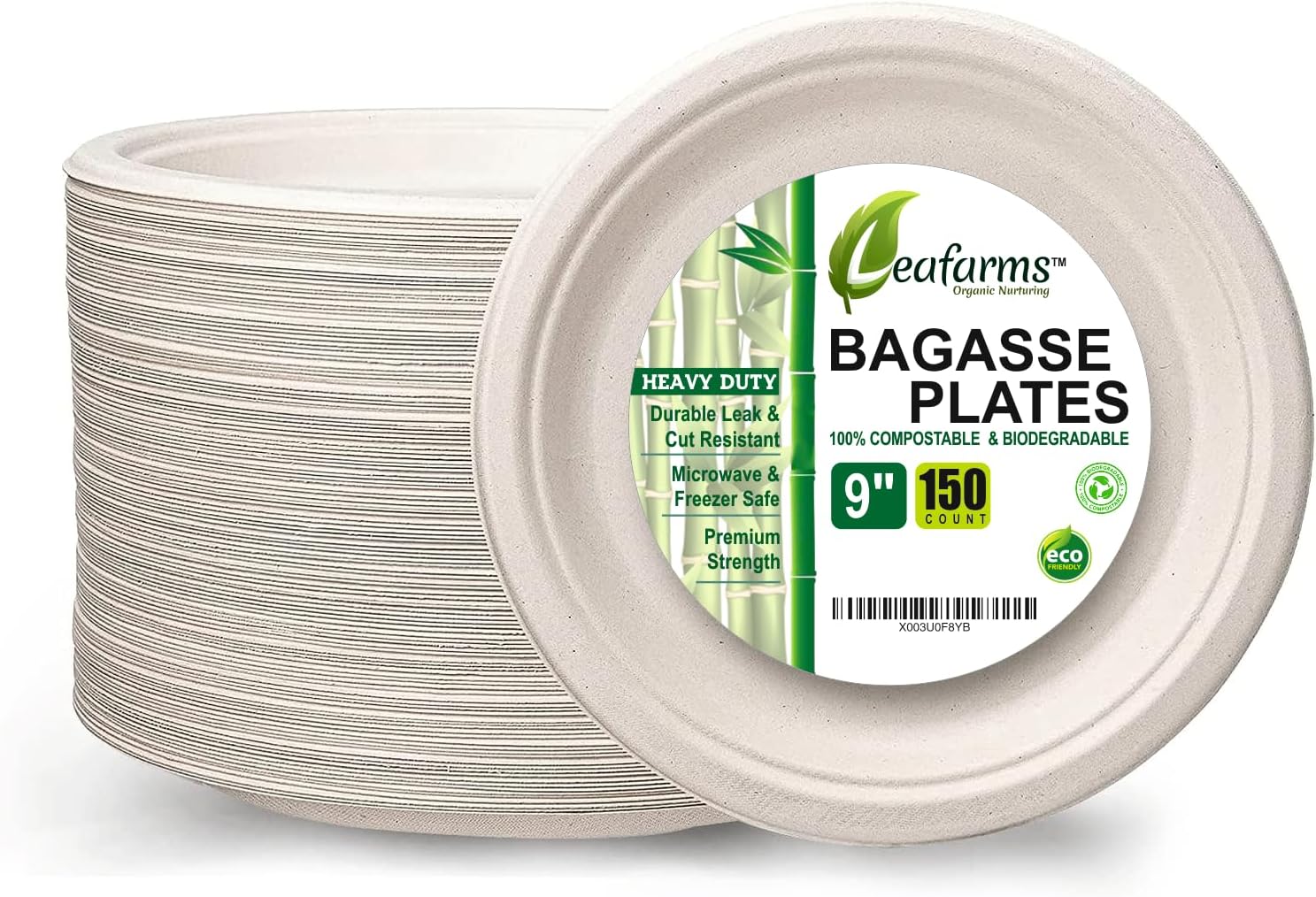 Amazon.com: FRUTLE Paper Plates 7 Inch Heavy Duty - Disposable Paper ...