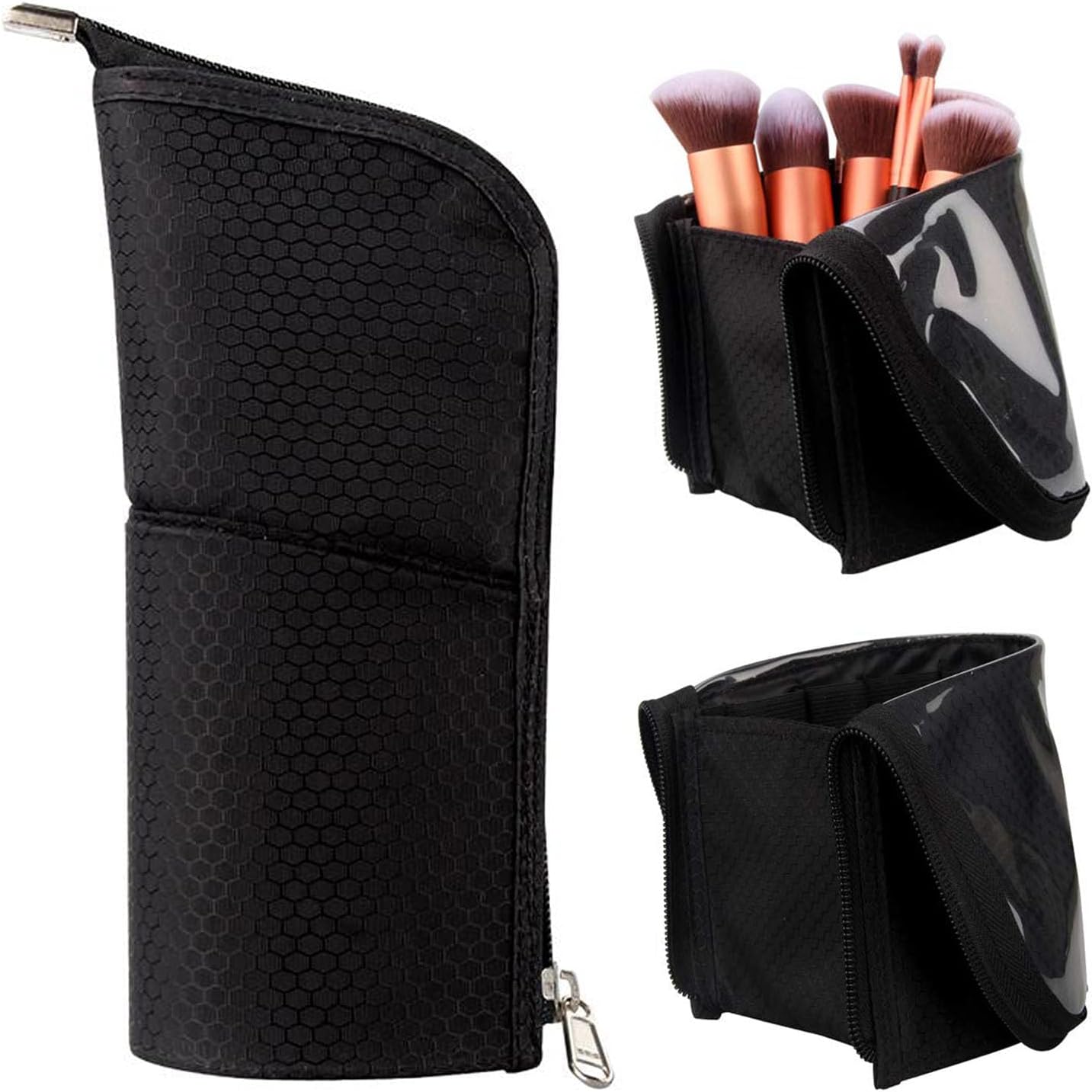 Amazon.com : Makeup Brush Holder, Makeup Brush Organizer Bag, Large ...