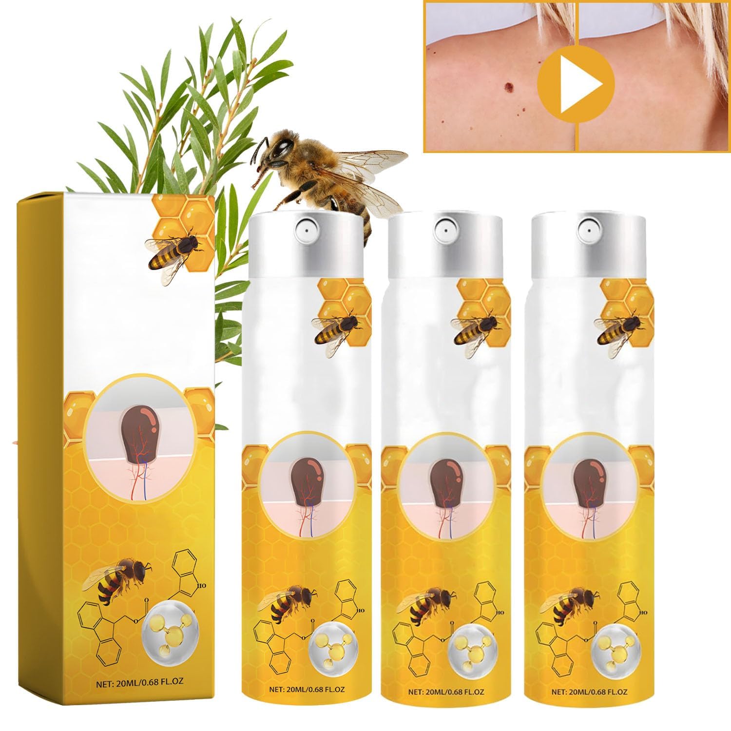 Amazon.com: tropame Recede Bee Venom, Recede Bee Venom Spray for Women ...