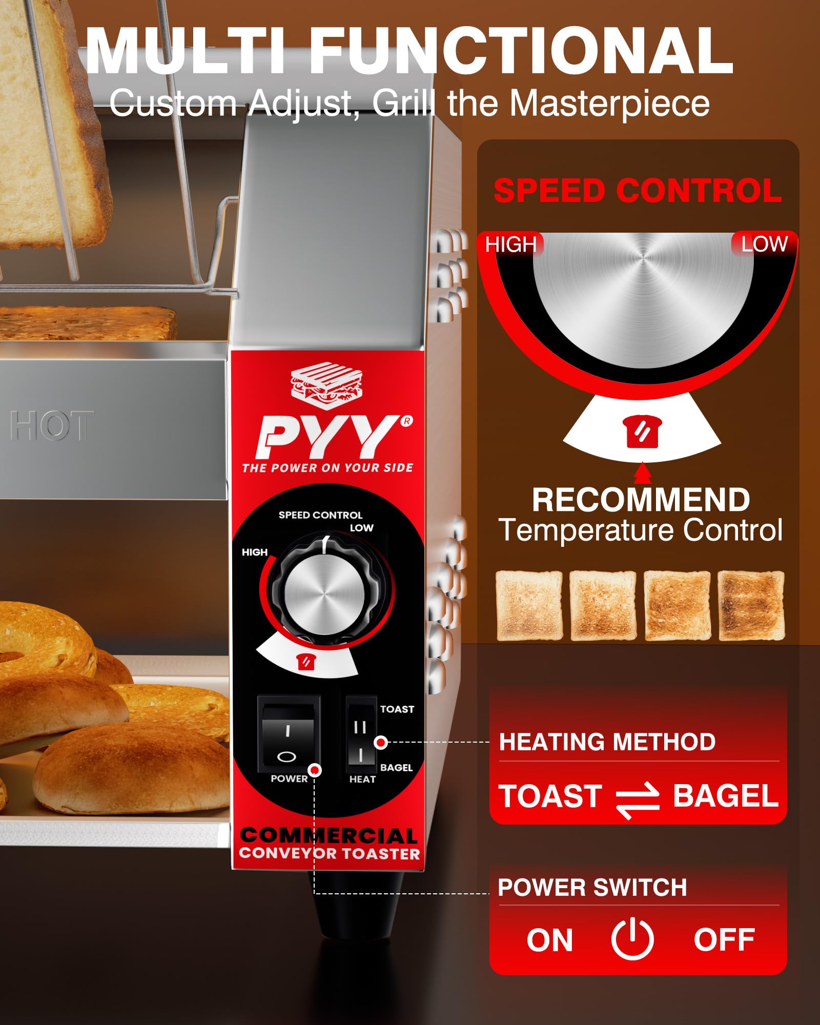 Snapklik.com : Conveyor Toaster Commercial - Electric Industrial Belt ...