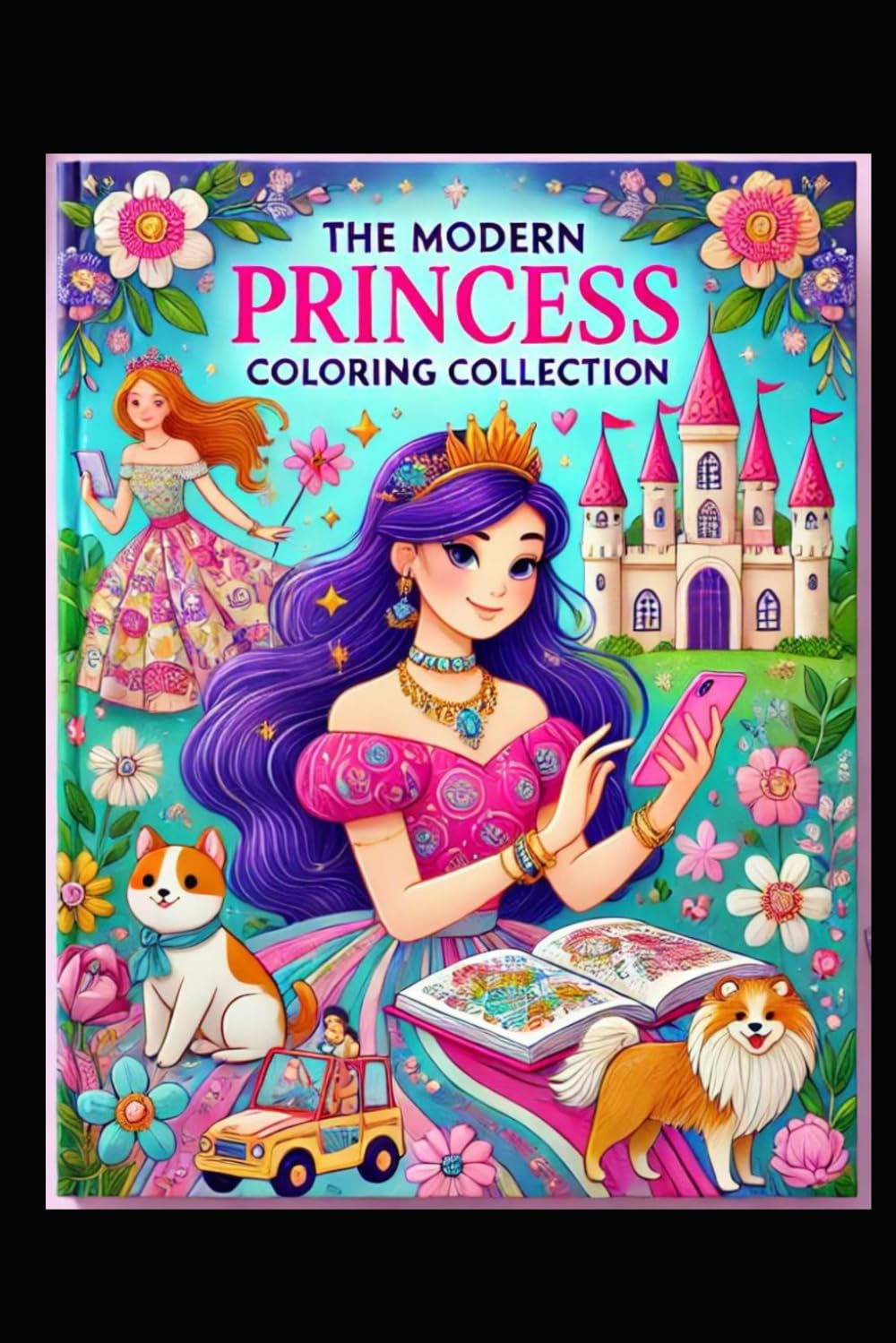 The Modern Princess Coloring Collection: Step into the enchanting world ...
