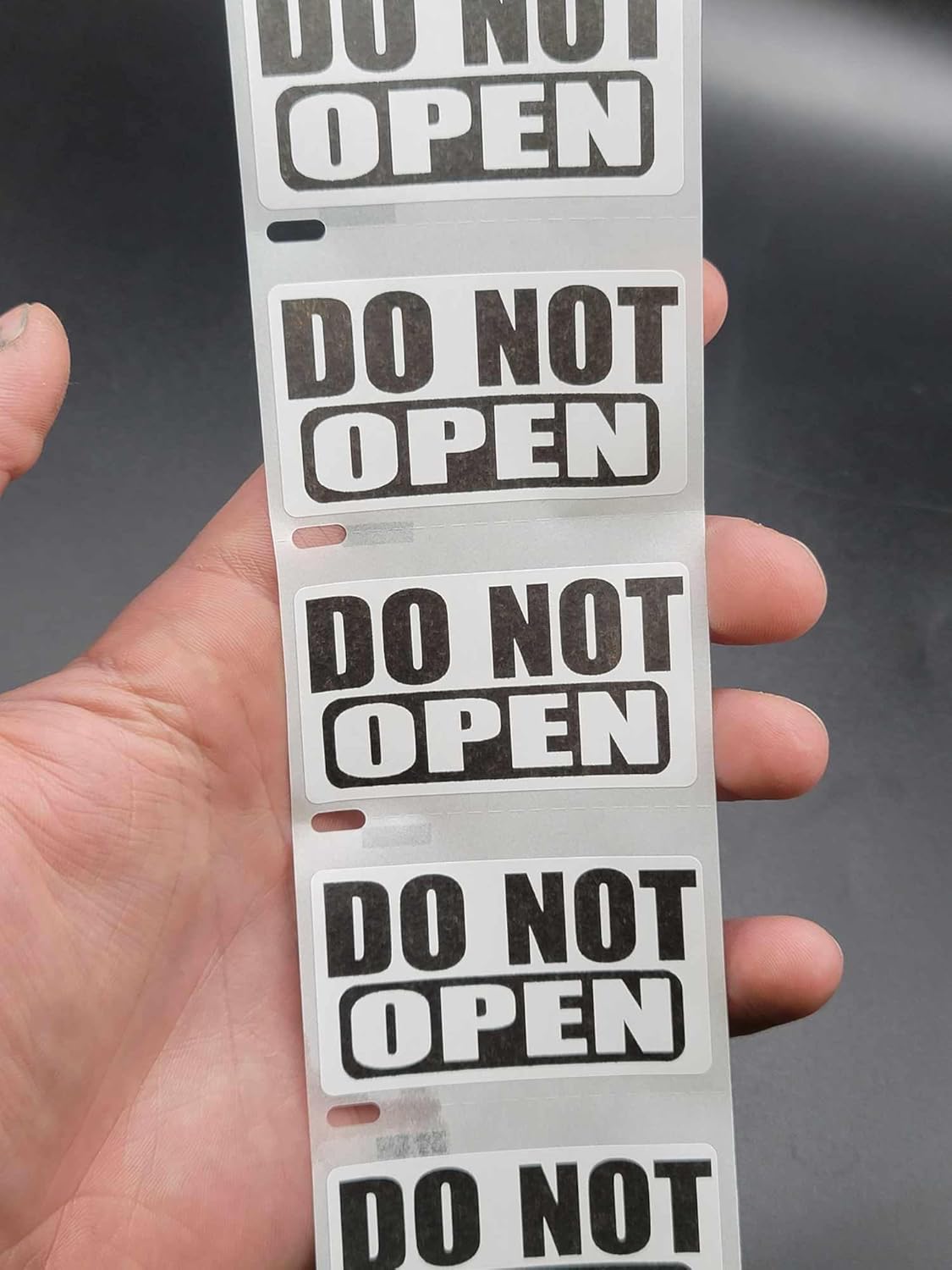 Amazon.com: 50PCS DO NOT Open Warning Labels Stickers Bulk lot Decals ...