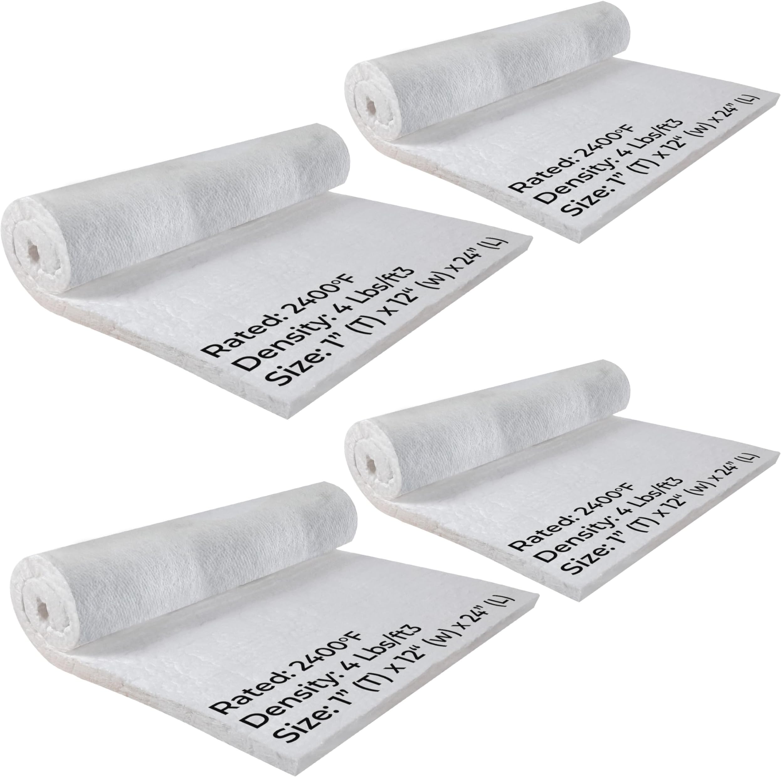 Amazon.com: Ceramic Fiber Insulation Board (2300F) (2" X 24" X 36 ...