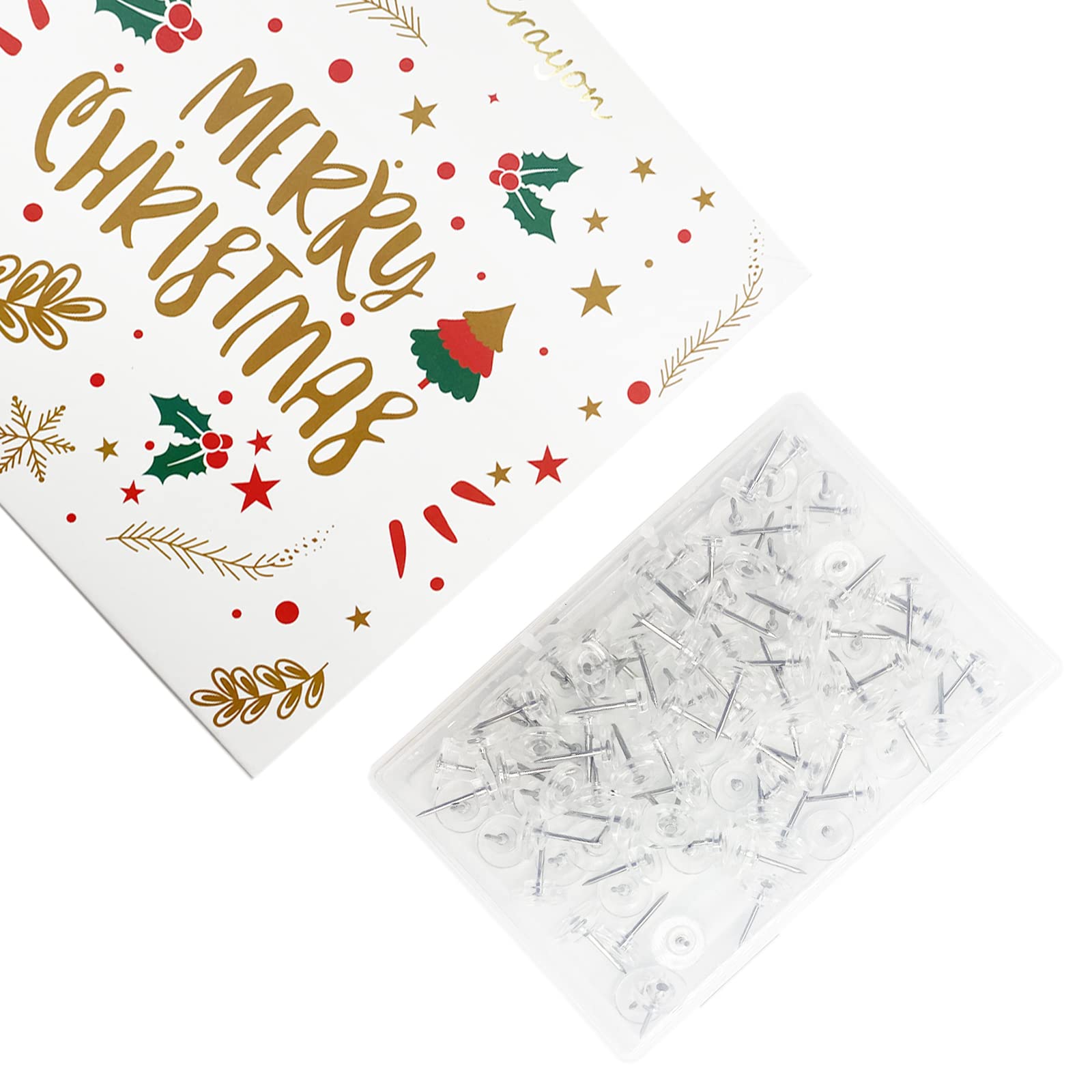 Snapklik.com : FITULABO 100 Pieces Plastic Push Pins, Plastic Head ...