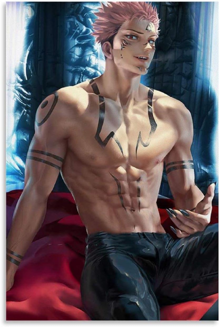 TRJH Jujutsu Kaisen Ryomen Sukuna Sexy Men Are Full Of Muscle In The ...