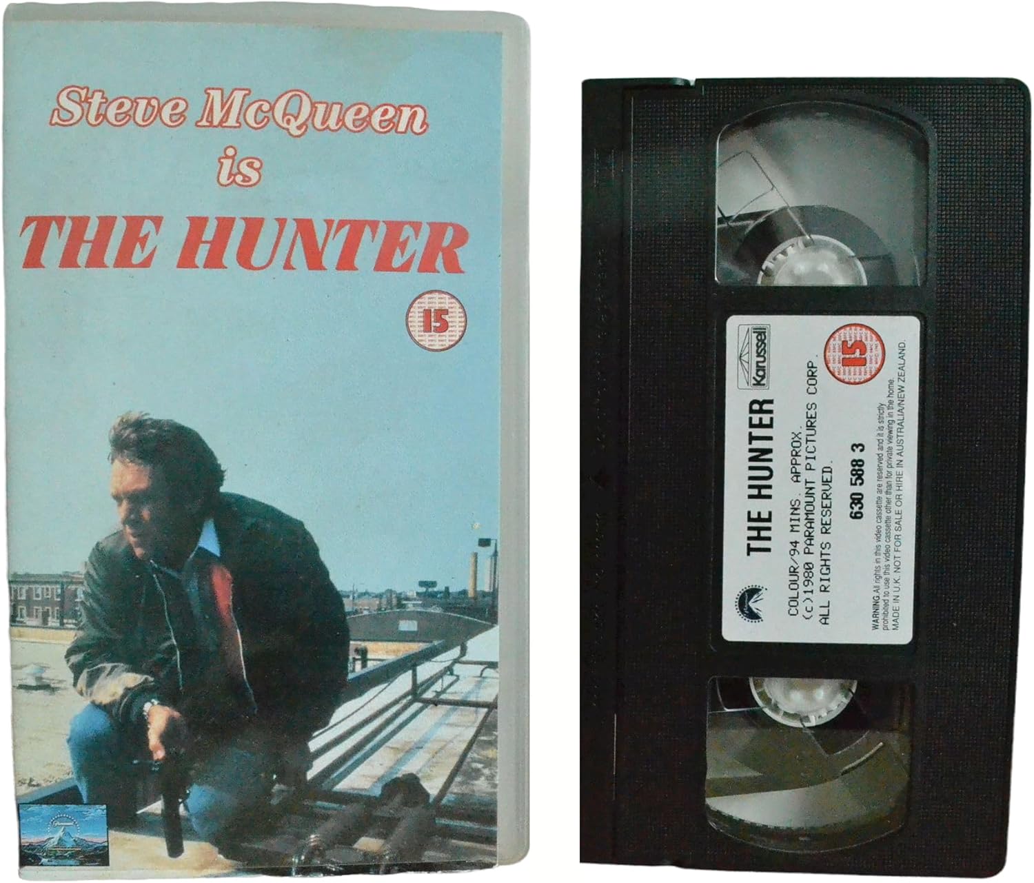The Hunter [VHS] : Steve McQueen, Eli Wallach, LeVar Burton, Ben ...