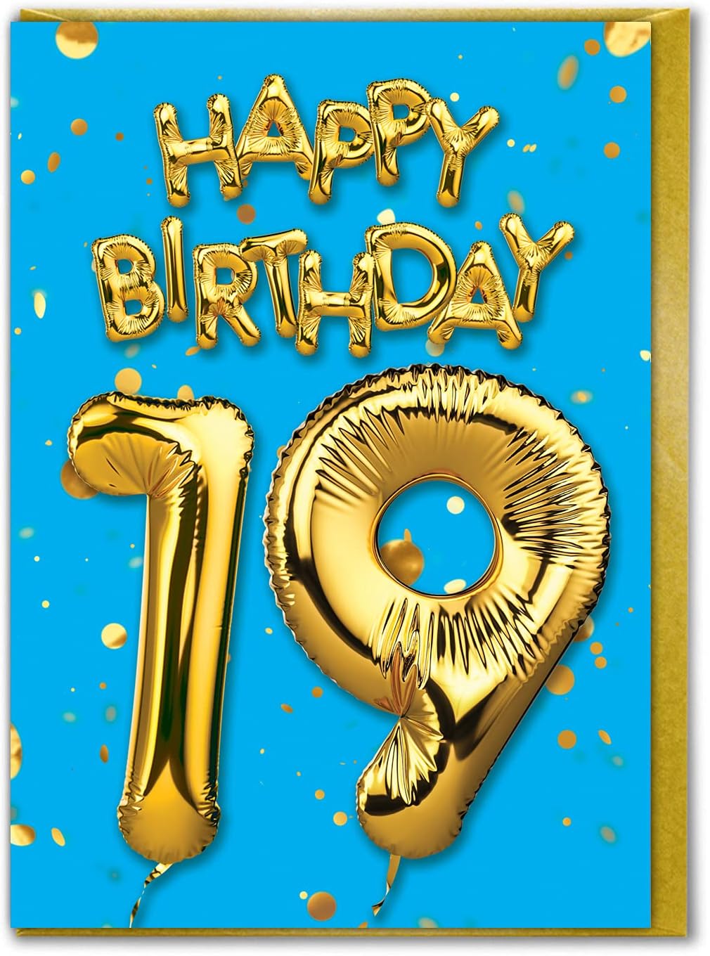 Old English Co. Funny 19th Birthday Card for Men Women - 19 Years ...
