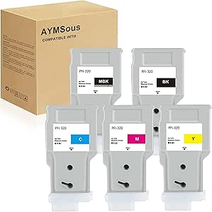 Amazon.com: AYMSous Compatible Ink Cartridge Replacement for Canon PFI-320 PFI320 for Canon ...