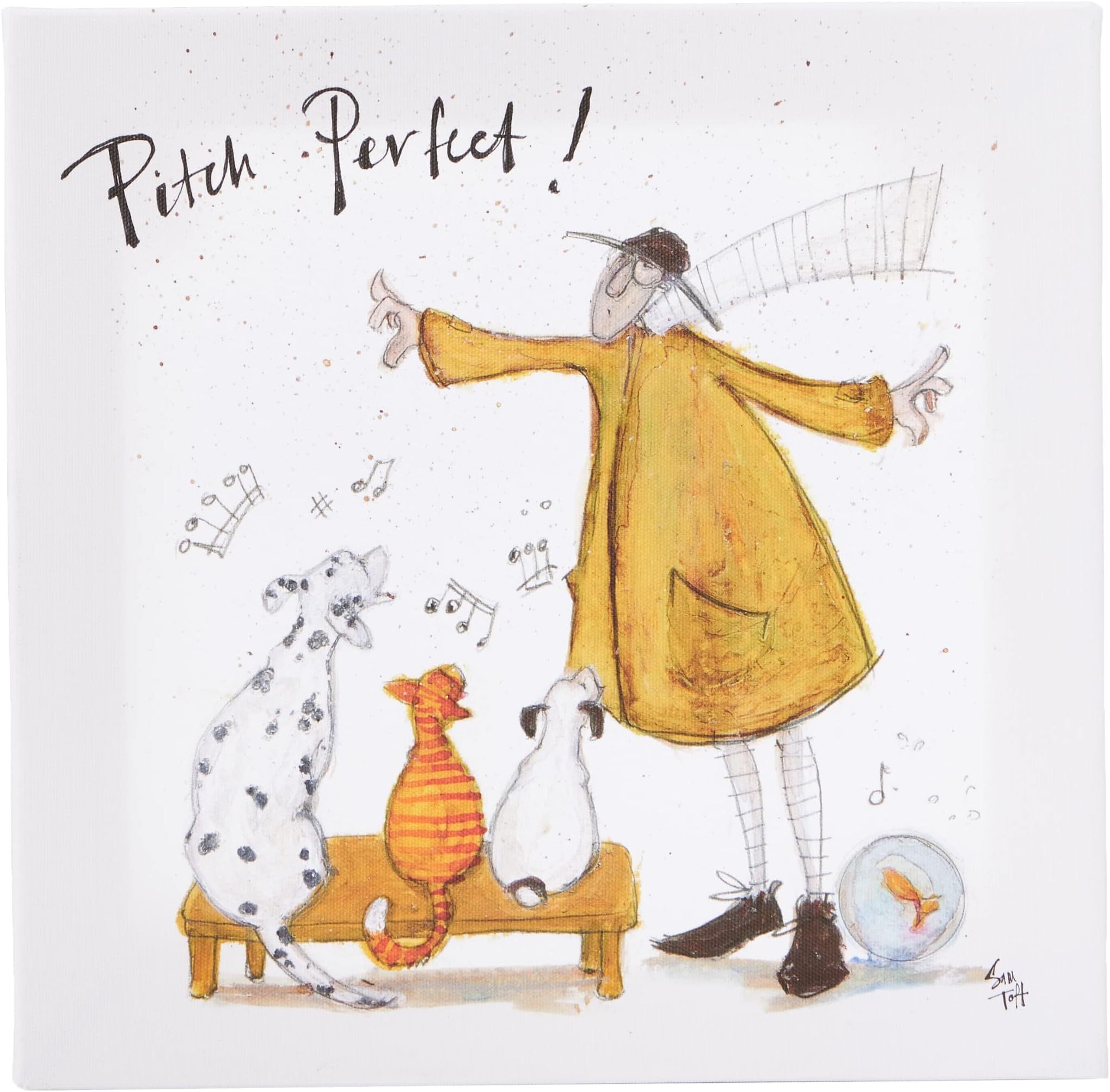 Sam Toft WDC92951 Canvas, Multi-Colour, 30 x 40 cm : Amazon.co.uk: Home ...