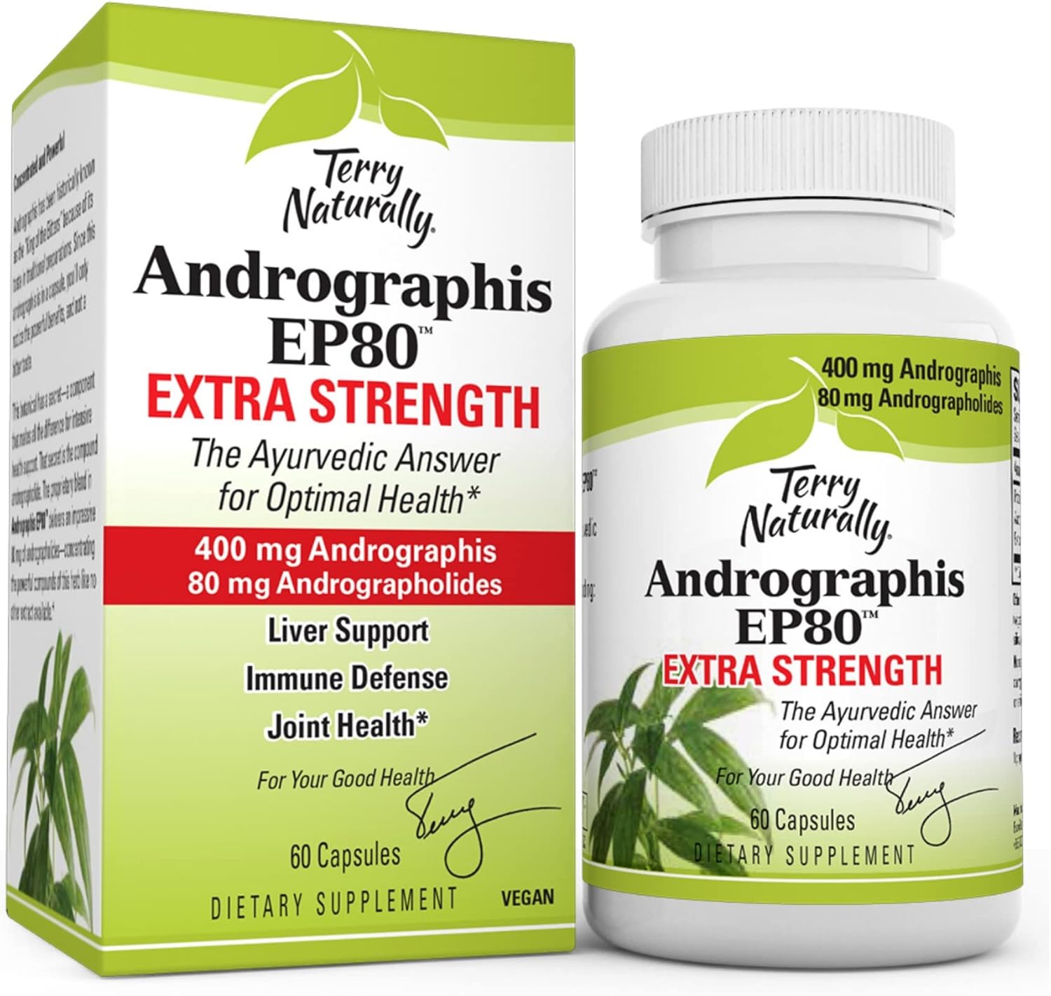 Amazon.com: Terry Naturally Andrographis EP80 Extra Strength - 60 Vegan ...