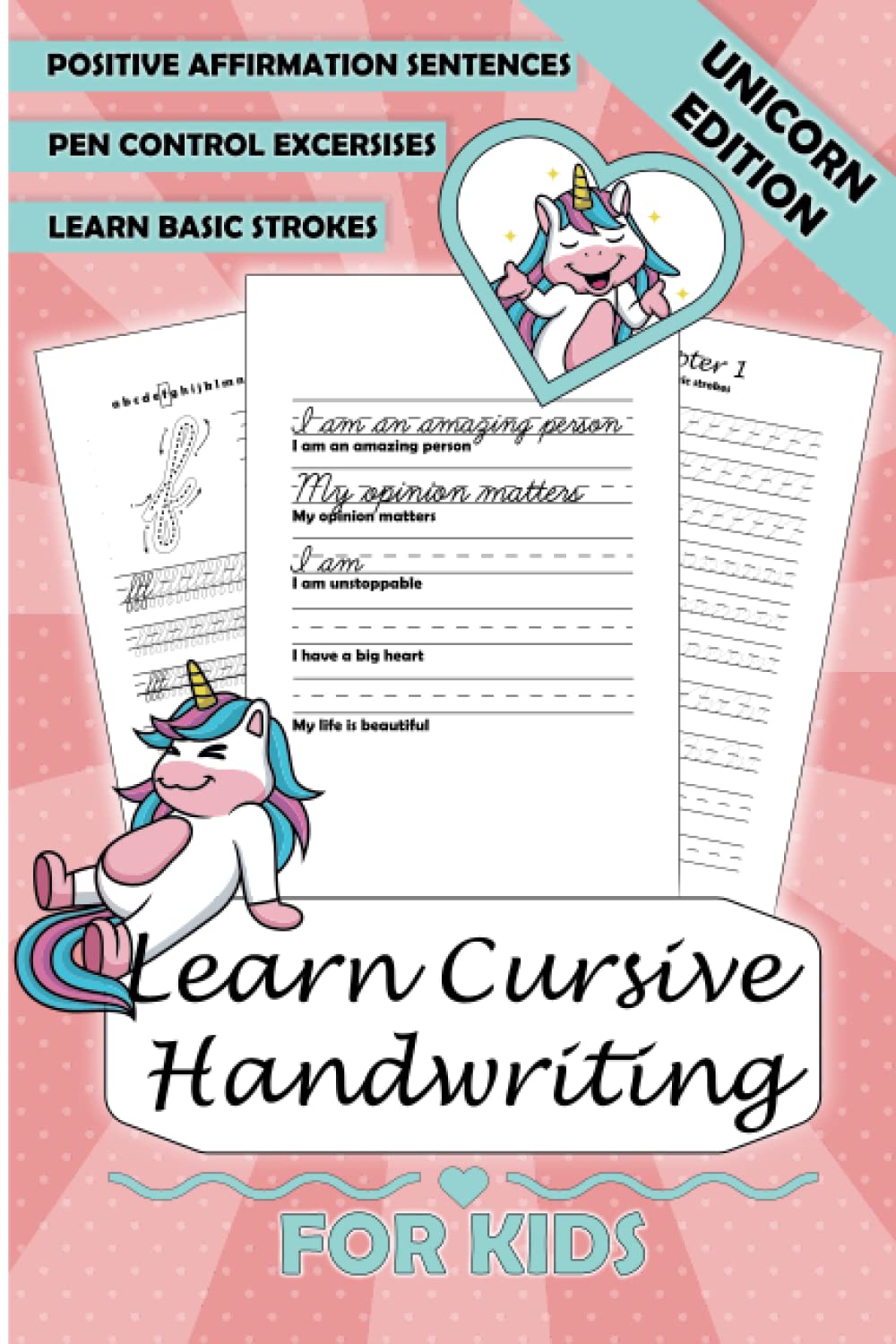 Learn Cursive Handwriting for kids: Step-by-step guide to improve ...