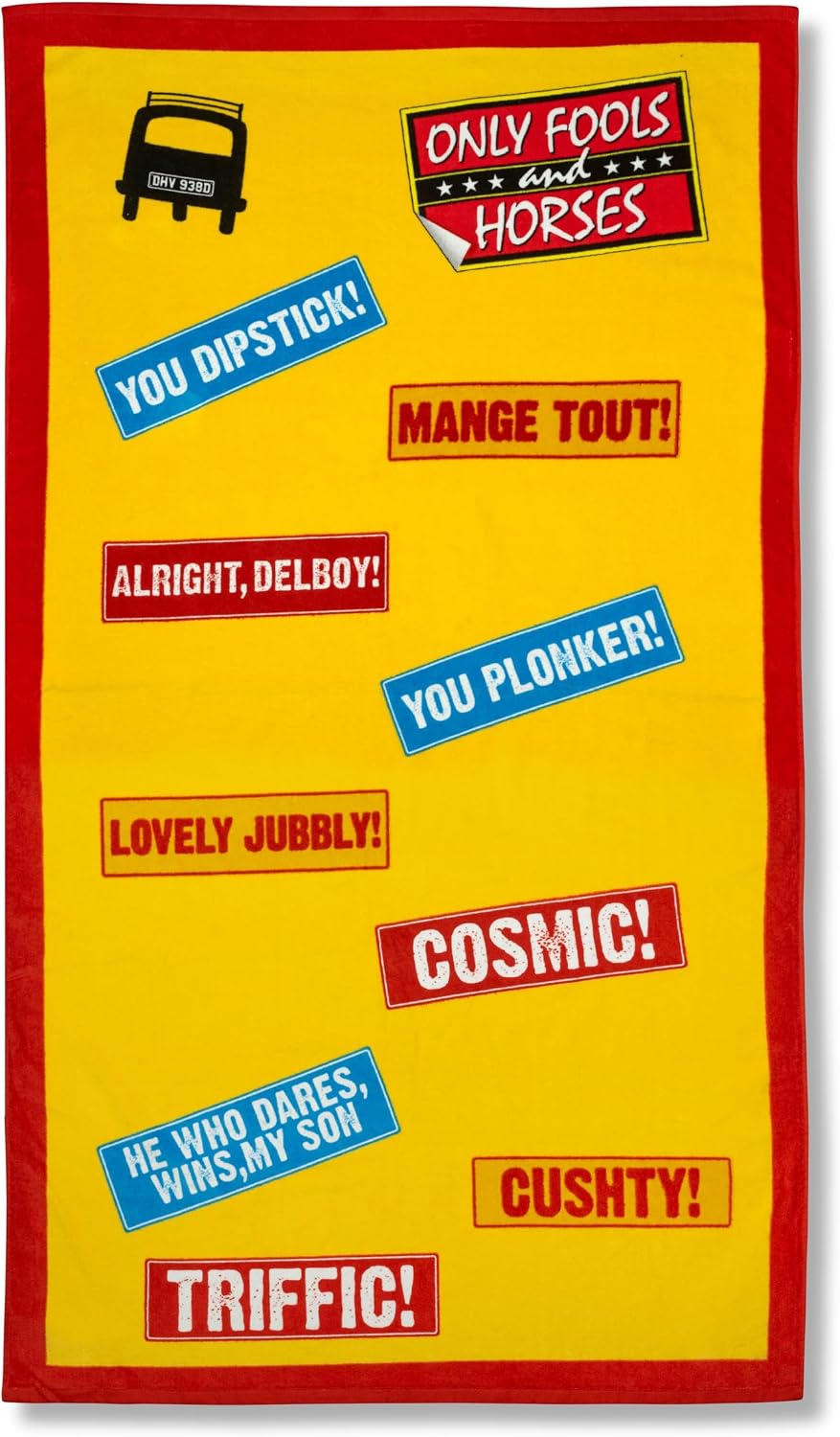 Sporting Profiles Only Fools and Horses Del Boy Official Beach Towel ...