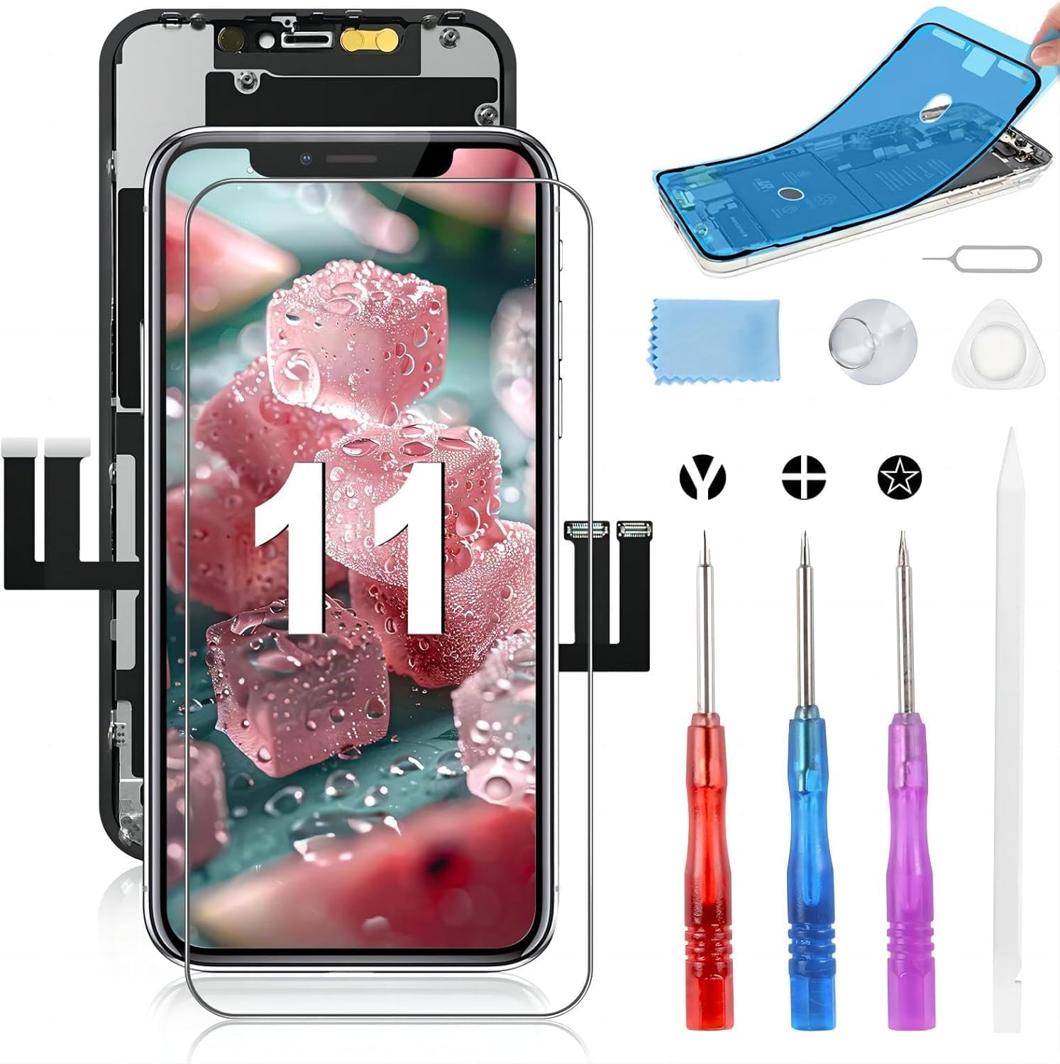 Amazon.com: for iPhone 11 Screen Replacement kit: BeeFix 6.1 Inch for ...