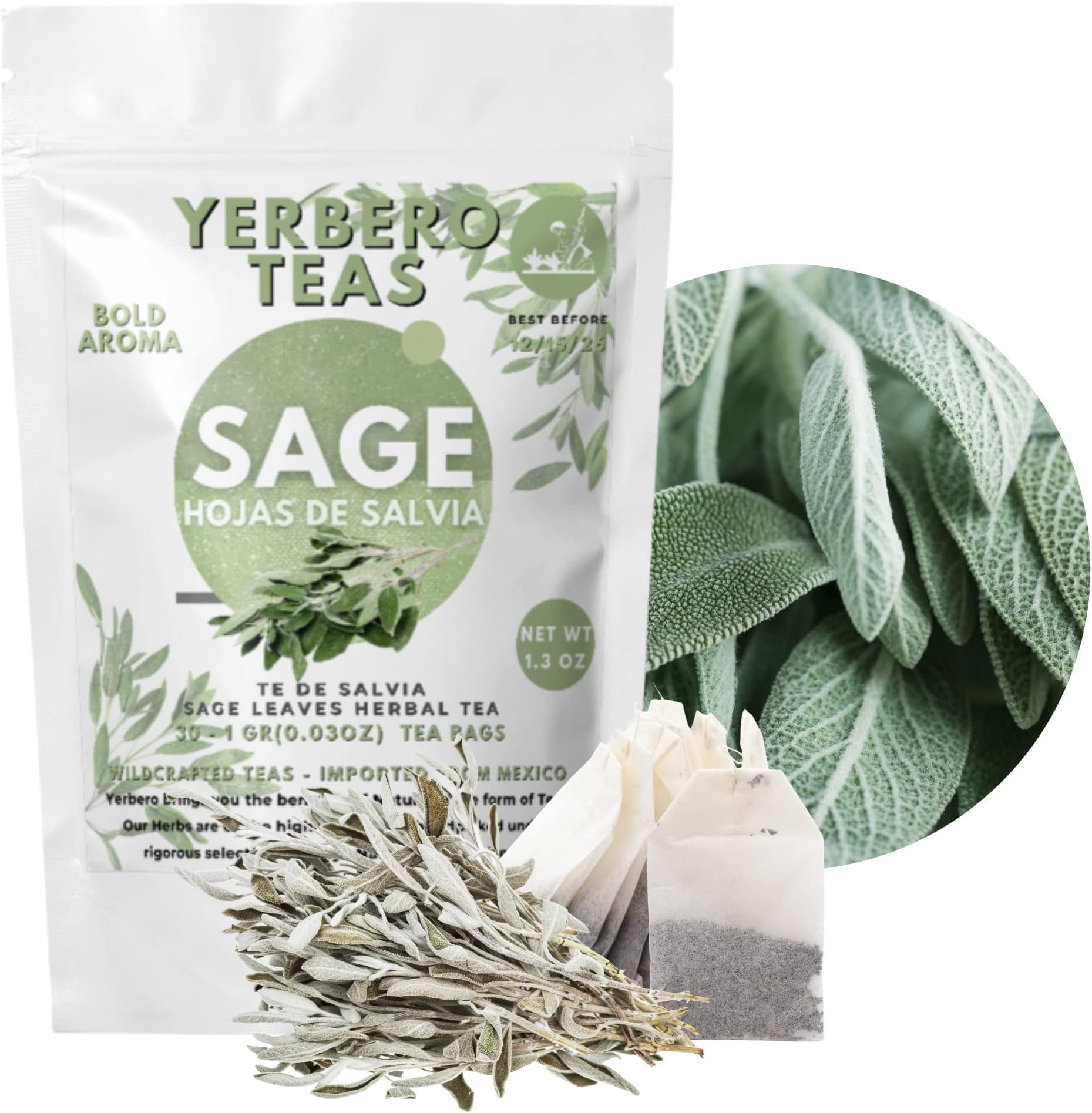 Amazon.com: Dogadan Adacayi (Sage Herbal Tea) 20 Tea Bags, Pack of 3 ...
