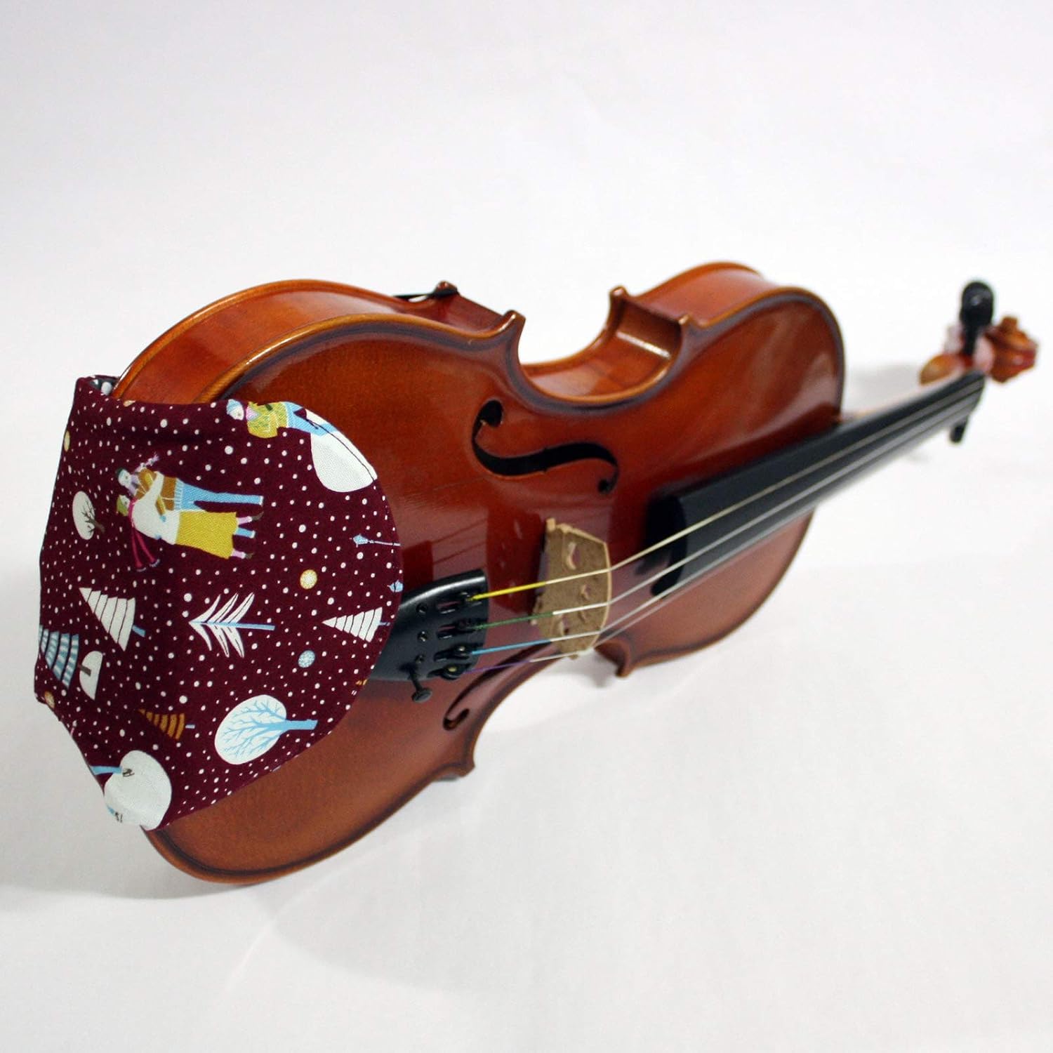 Premium Chinrest Cover for Violin 4/4 3/4 Lesson Center Model Guarneri ...