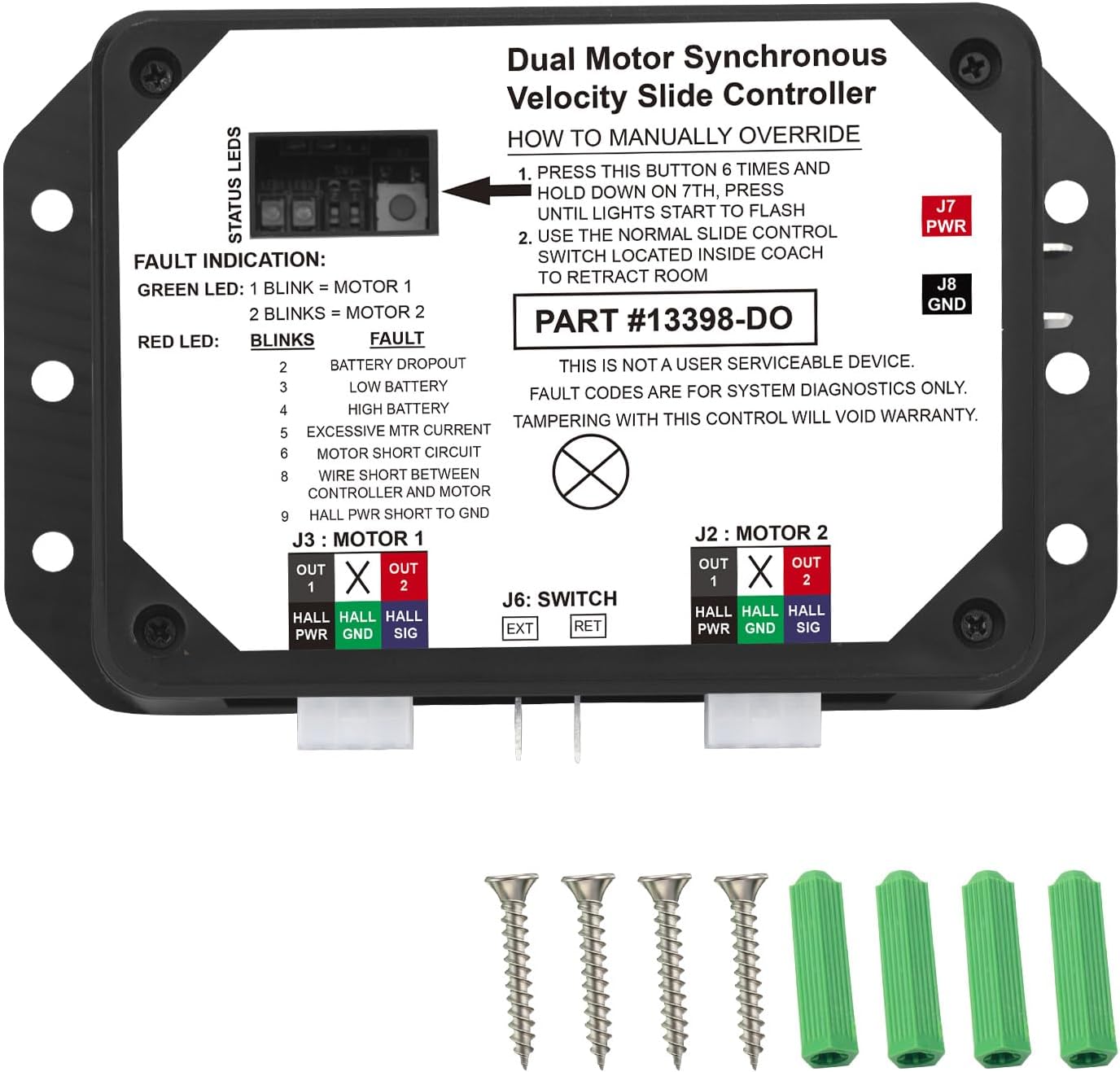 Amazon.com: 13398-D0 Dual Motor Synchronous Velocity Slide Controller ...