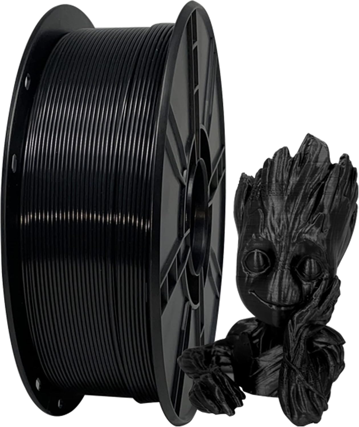 PLA Plus(PLA+) 3D Printer Filament 1.75mm Black, 3D Printing PLA+ ...