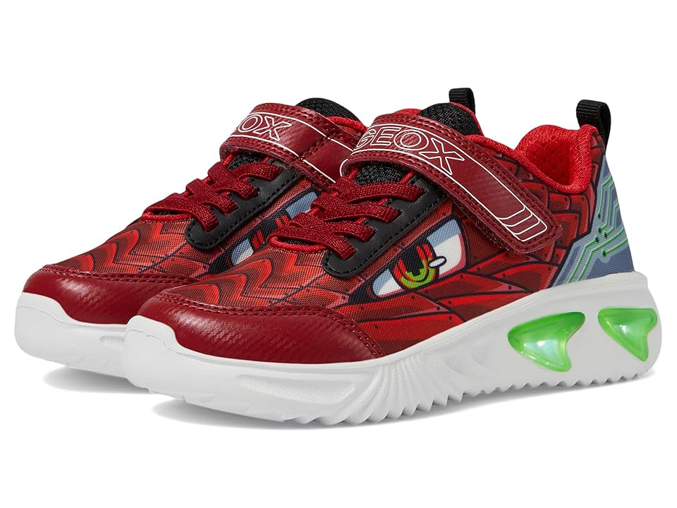 Geox Kids Assister Boy 10 (Little Kid/Big Kid) (Dark Red) Boys Shoes ...