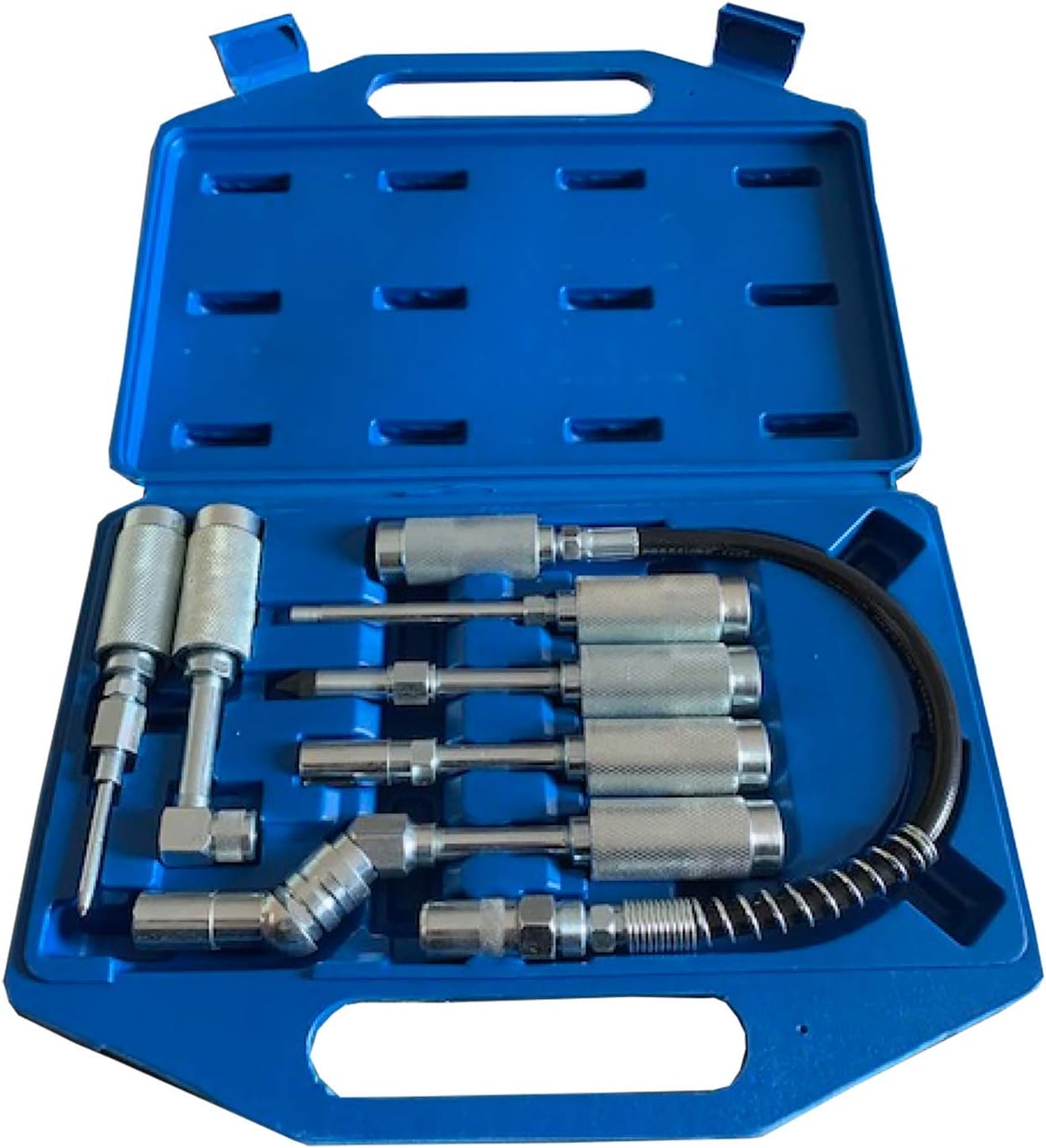 7 Pc Car Lube Lubing Hose Tip Assortment Tool Set Kit Adapter Fitting ...