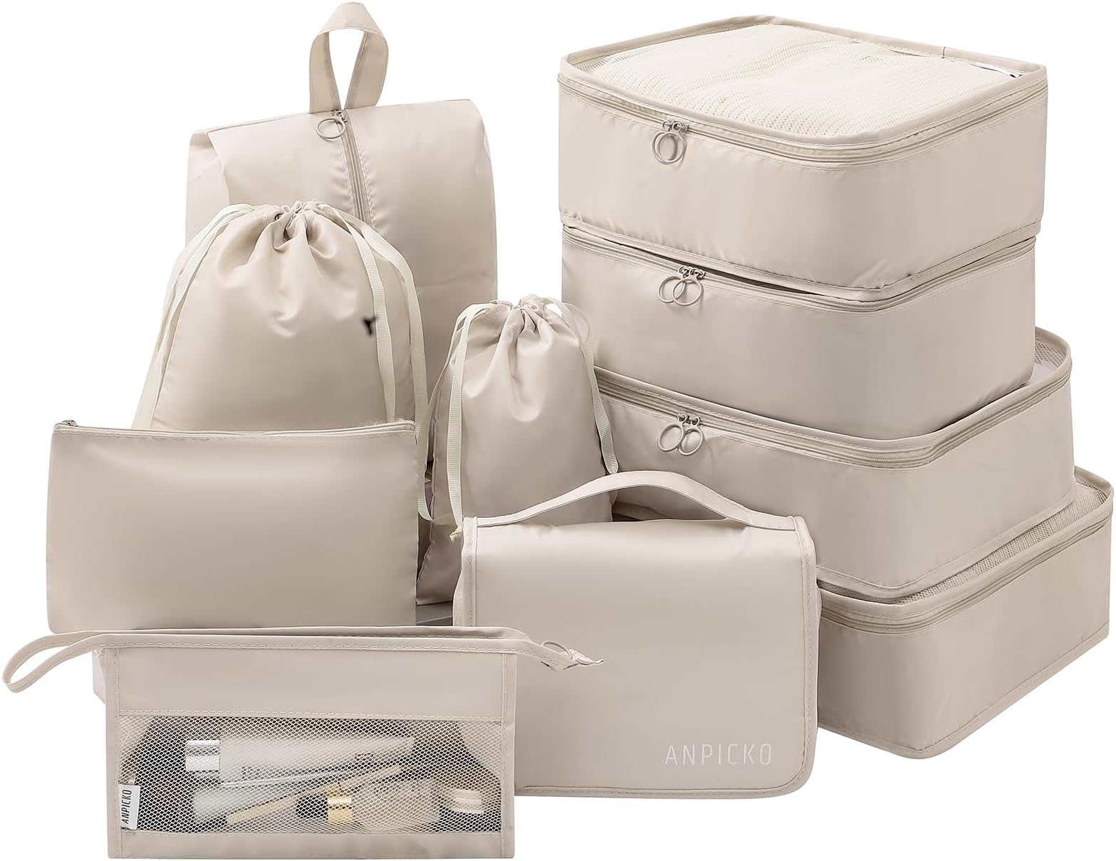 Amazon.com: Travel Packing Cube Luggage Organizer - Travel Essential ...