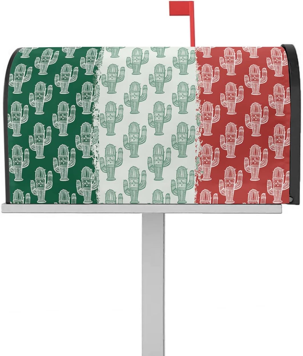 Amazon.com: Magnetic Mailbox Cover Mexico Ethnic Cactus Mexico Flag ...