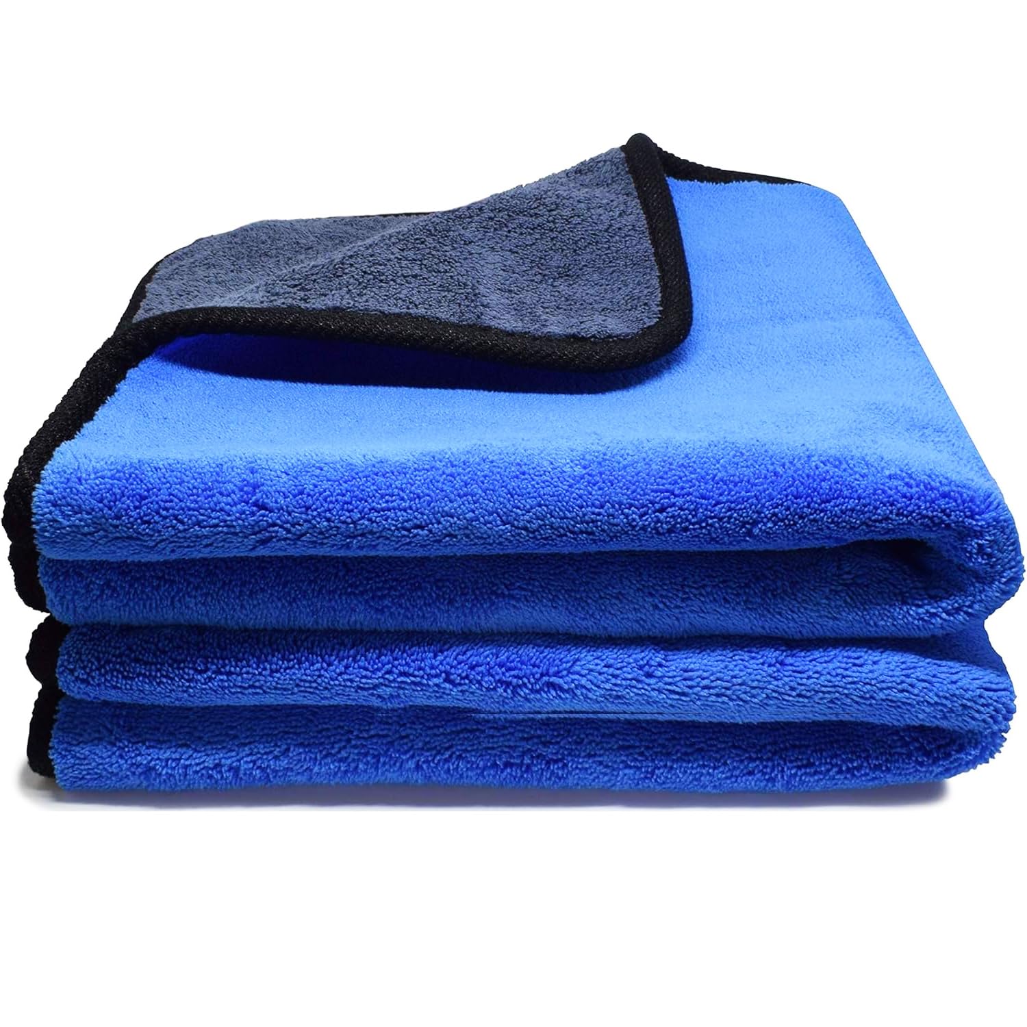 Microfiber Cloth for Car 800 GSM - Set of 2 | 40x40 Thick Ultrasoft ...