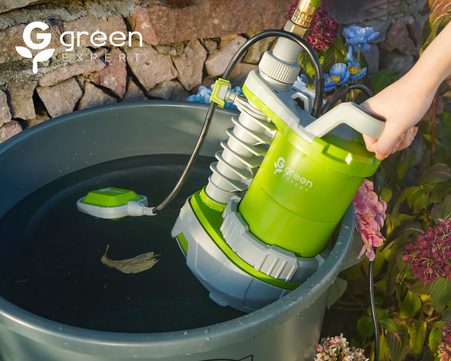 Snapklik.com : Green Expert 1HP Submersible Sump Pump High Flow 4500GPH ...