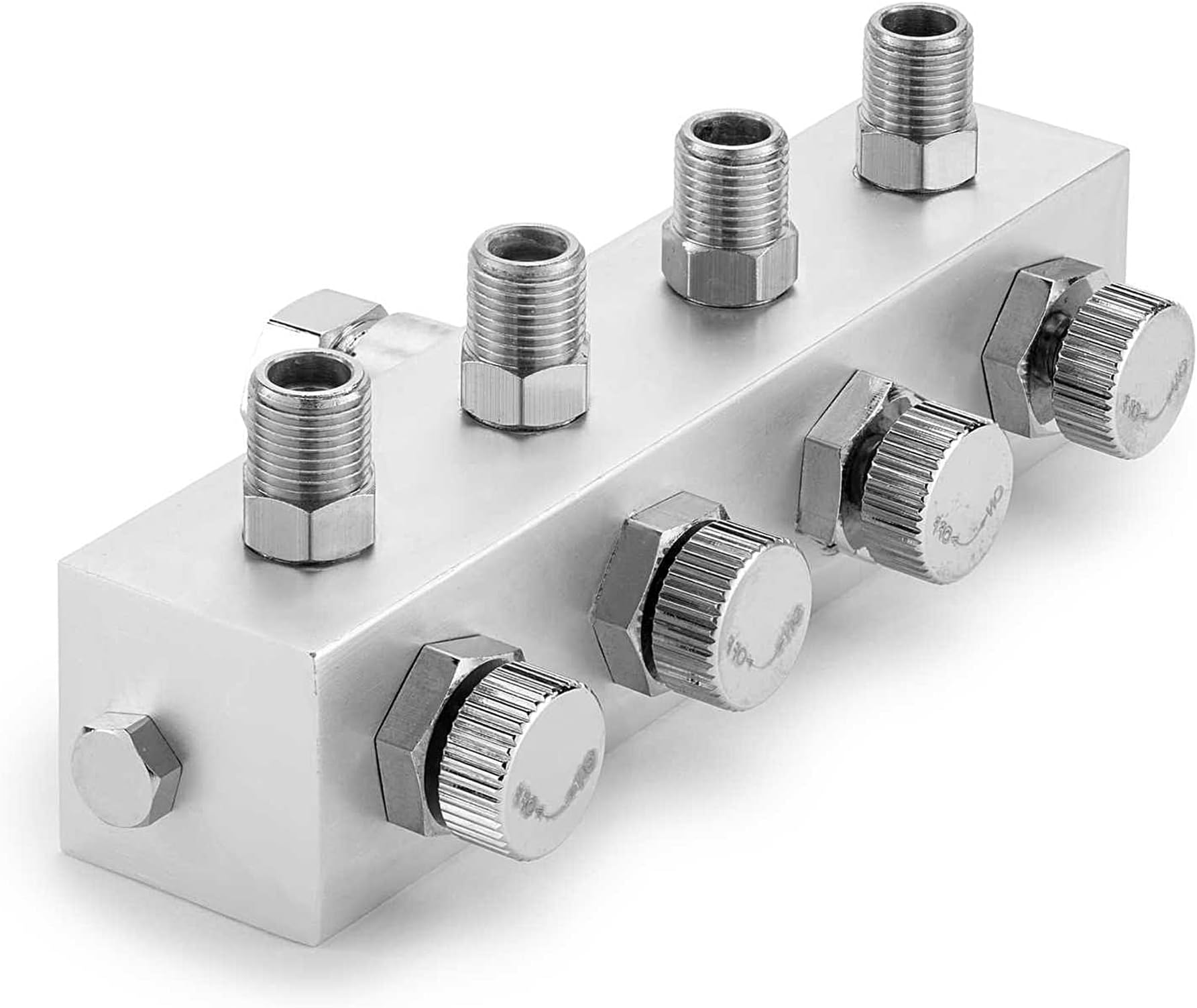 Amazon.com: PointZero Airbrush Manifold 4-Way Air Hose Splitter 1/8 in ...