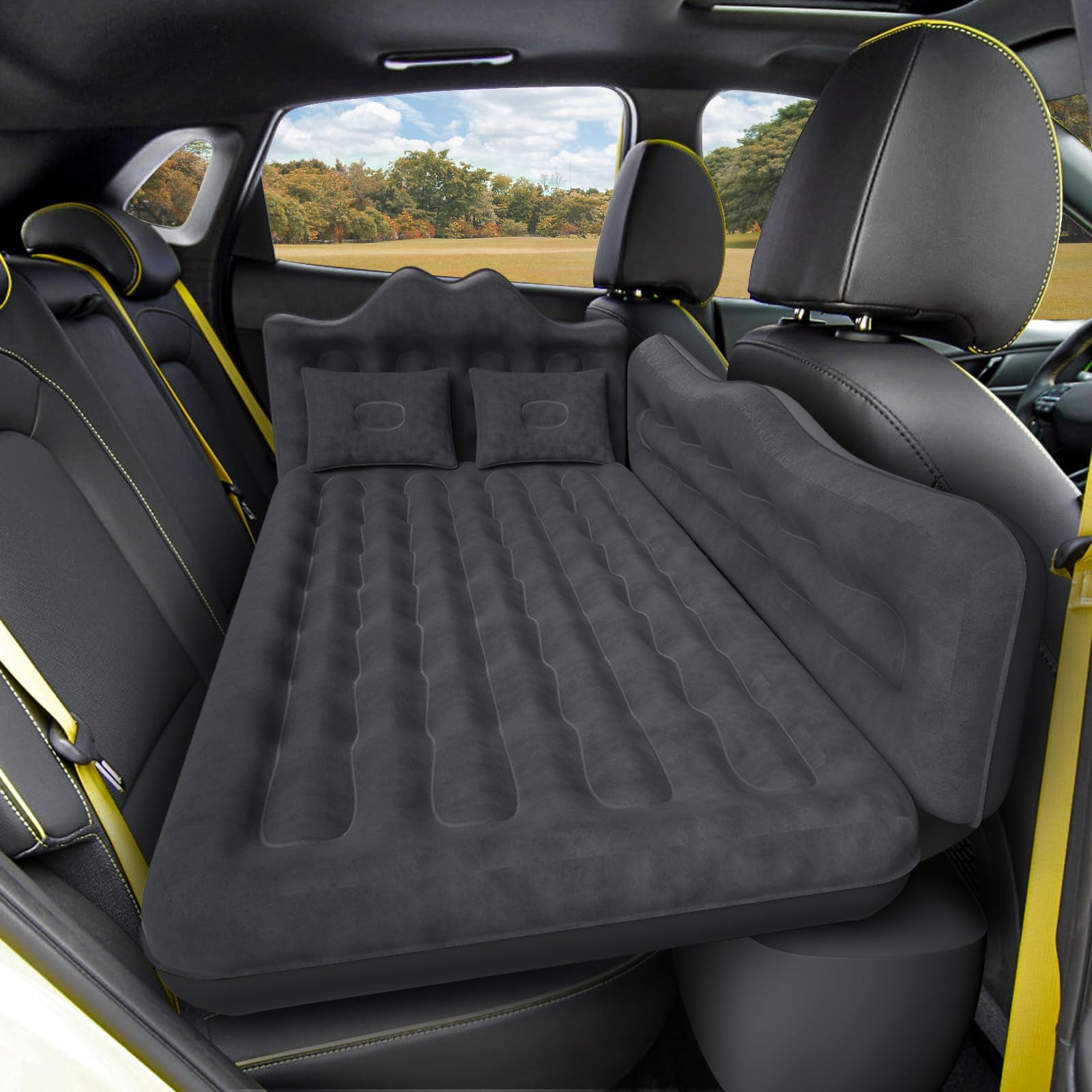 Amazon.com: DikaSun Back Seat Car Air Mattress: Inflatable SUV Car ...