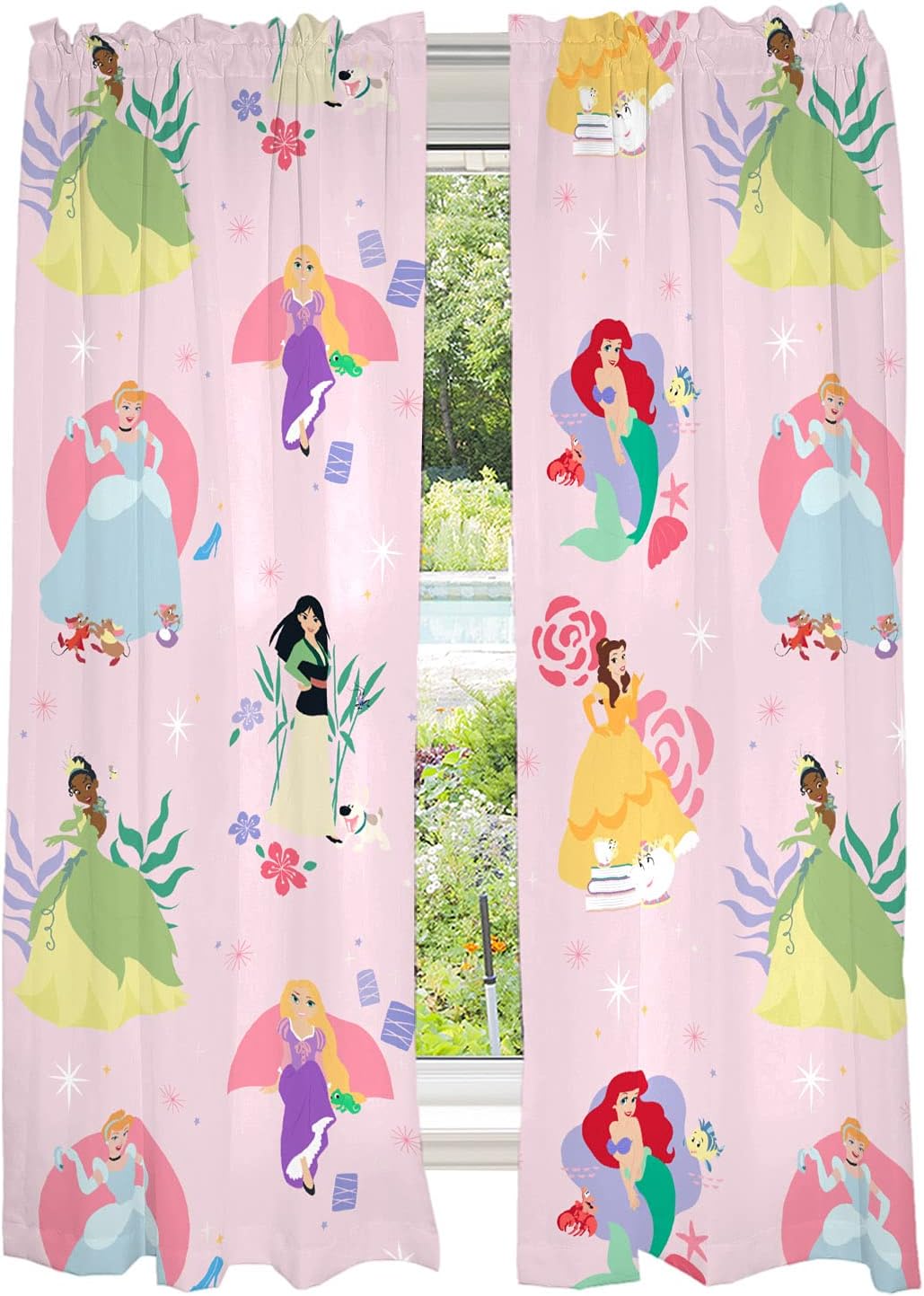 Amazon.com: Disney Junior Sofia the First Princess Drapes Panels ...