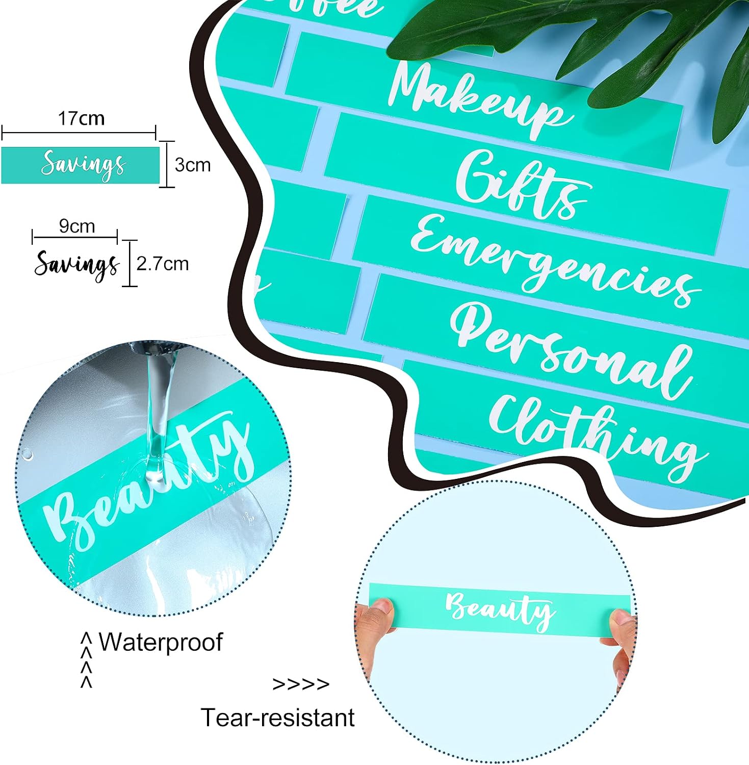 34 Pieces Cash Envelope Label Budget Sticker A6 Philippines | Ubuy