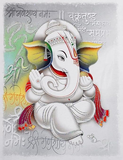 APM Ganpati Wall Sticker/Ganpati Bappa Fully Waterproof Vinyl Sticker ...