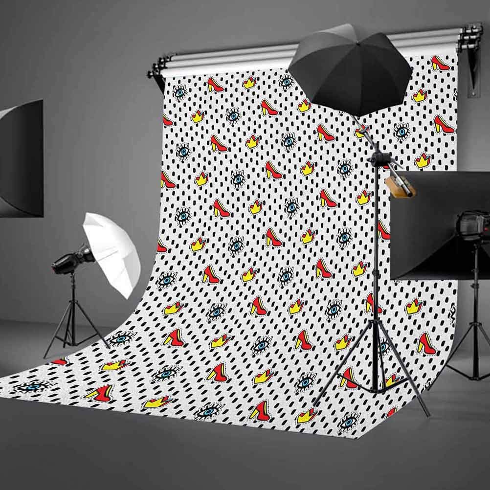 Buy 8x12 FT Retro Vinyl Photography Background Backdrops,Blue Eyes ...