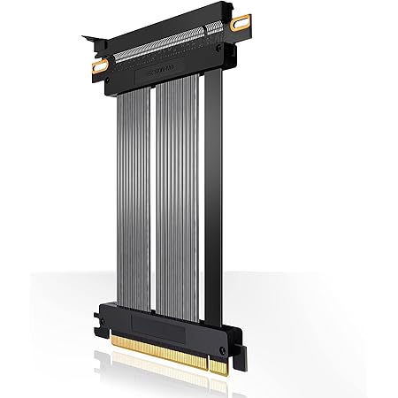 EZDIY-FAB [20cm] PCIE 4.0 16x Extreme High Speed Riser Cable PCI ...
