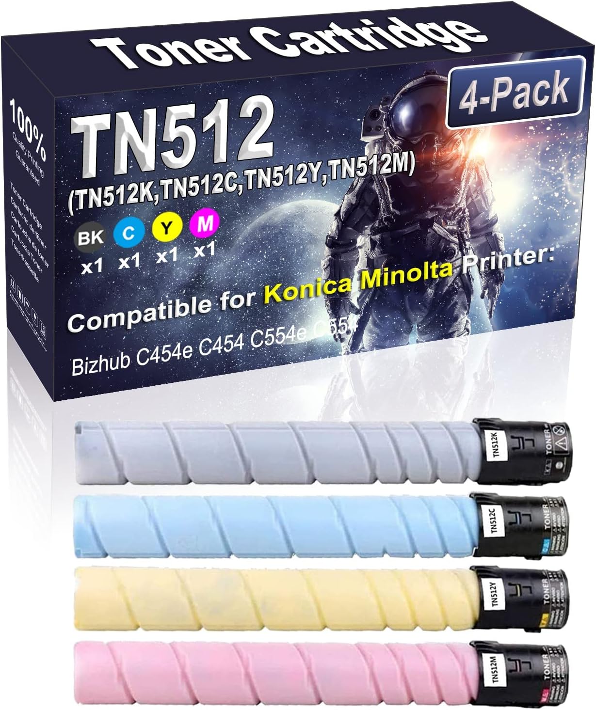 Amazon.com: Jullu 4-Pack (BK/C/Y/M) Compatible High Capacity Bizhub ...